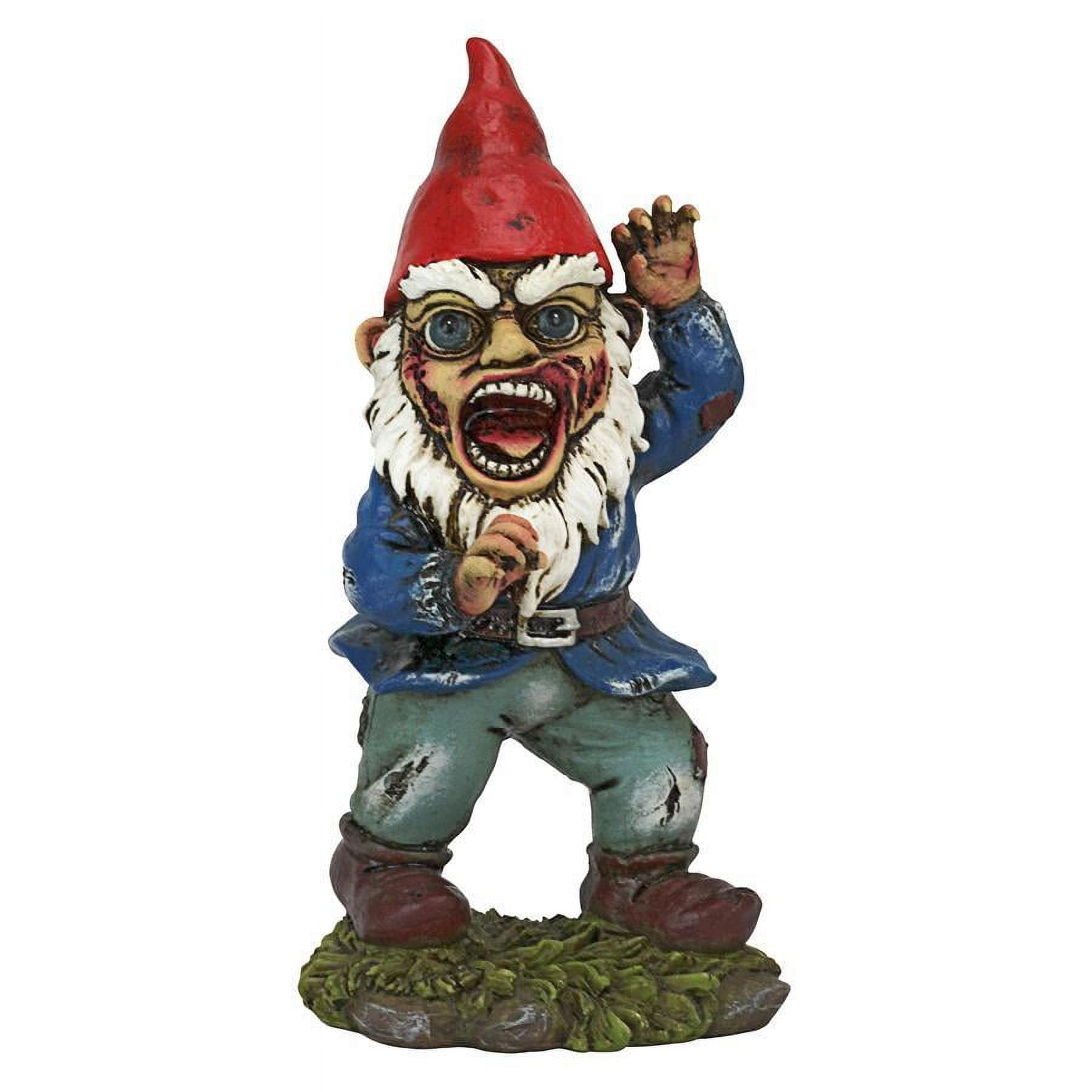 Attack Of The Dead Walking Zombie Apocalypse Garden Gnome Statue ...