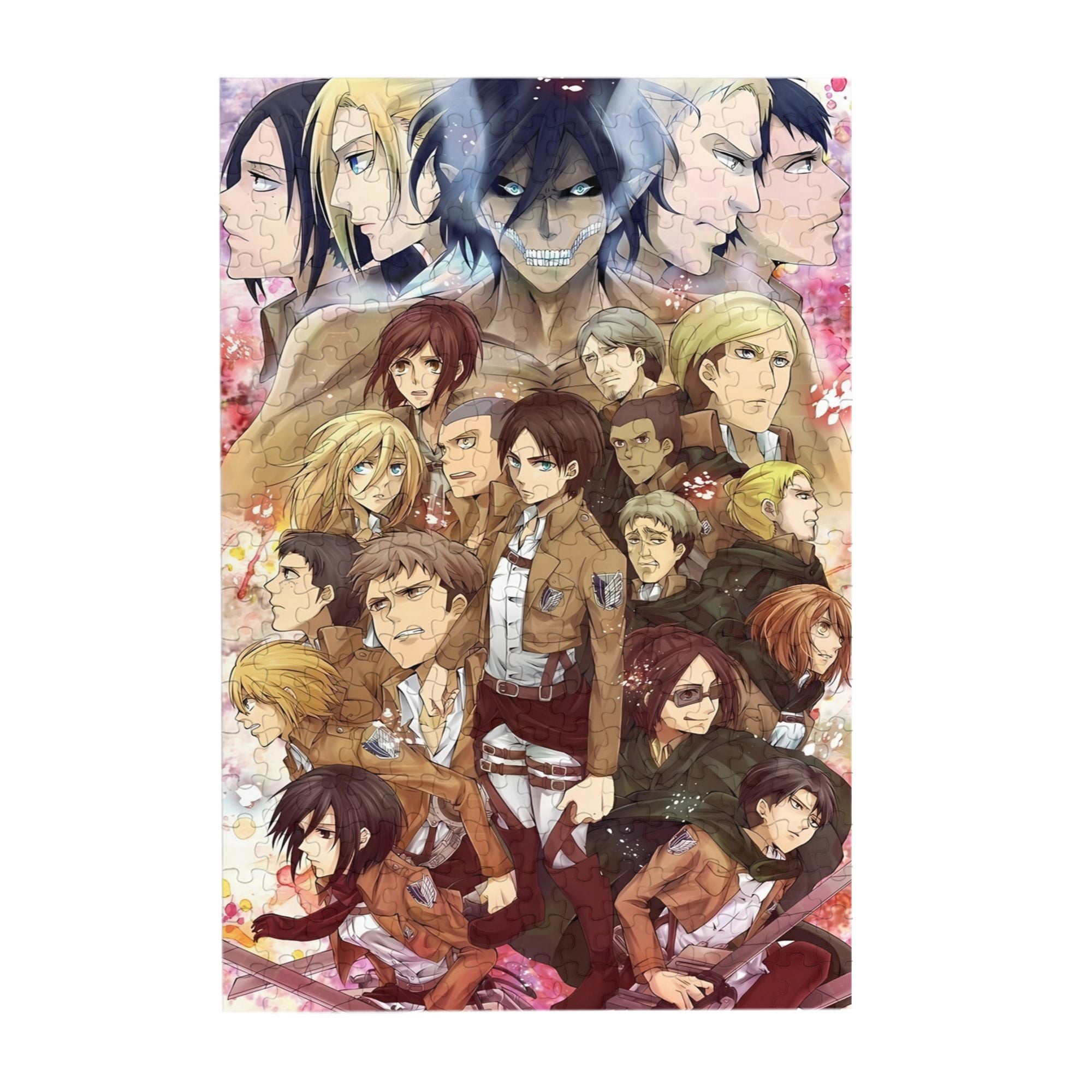 Attack On Titan 300 Piece Puzzles, Wooden Jigsaw Puzzle, Fun And ...