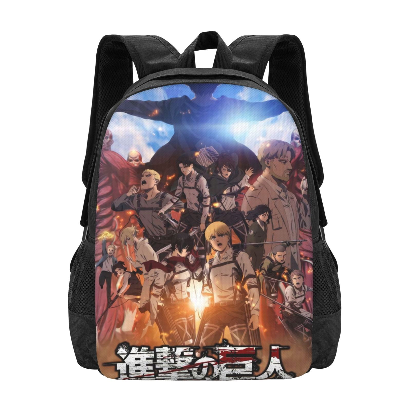 Attack On Titan 3D Printed Anime Backpack,Lightweight Casual Capacity ...