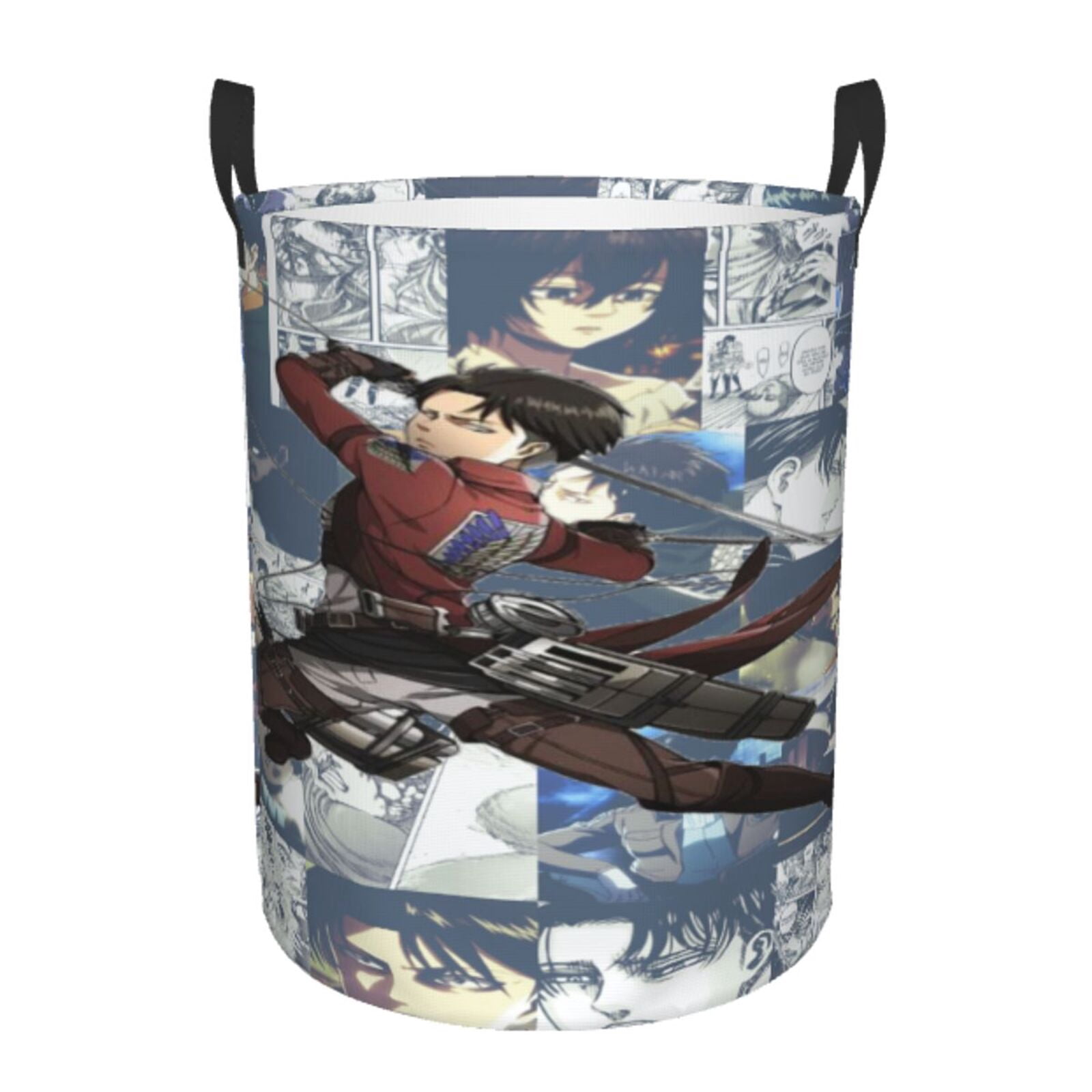 Attack On Titan 3d Graphic Flame Laundry Basket Fire Flame Clothes ...