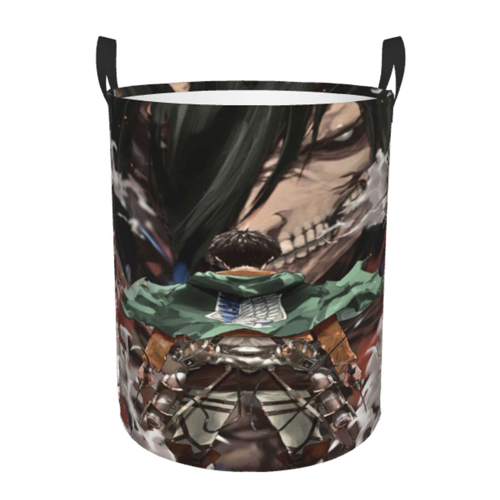 Attack On Titan 3d Graphic Flame Laundry Basket Fire Flame Clothes ...
