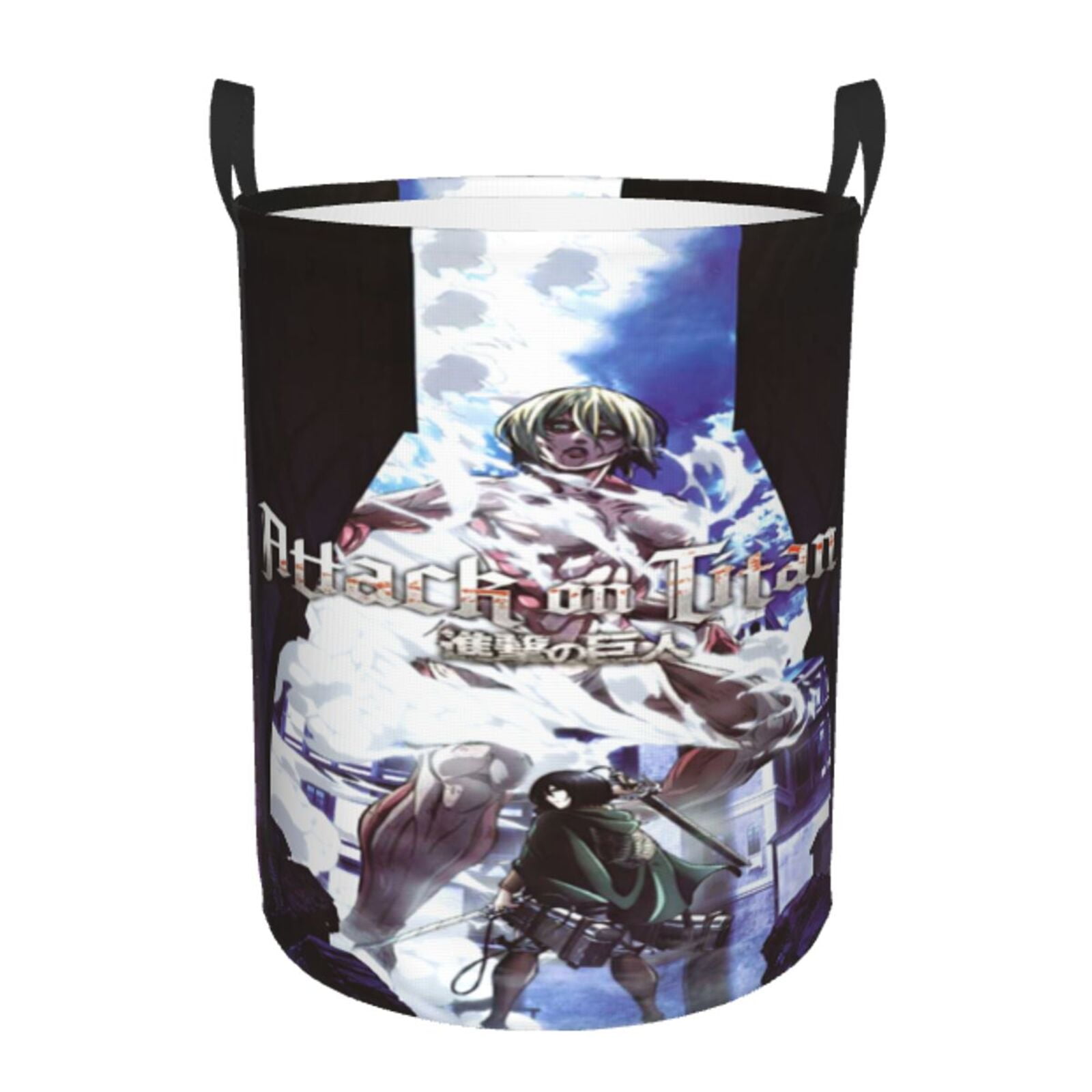 Attack On Titan 3d Graphic Flame Laundry Basket Fire Flame Clothes ...