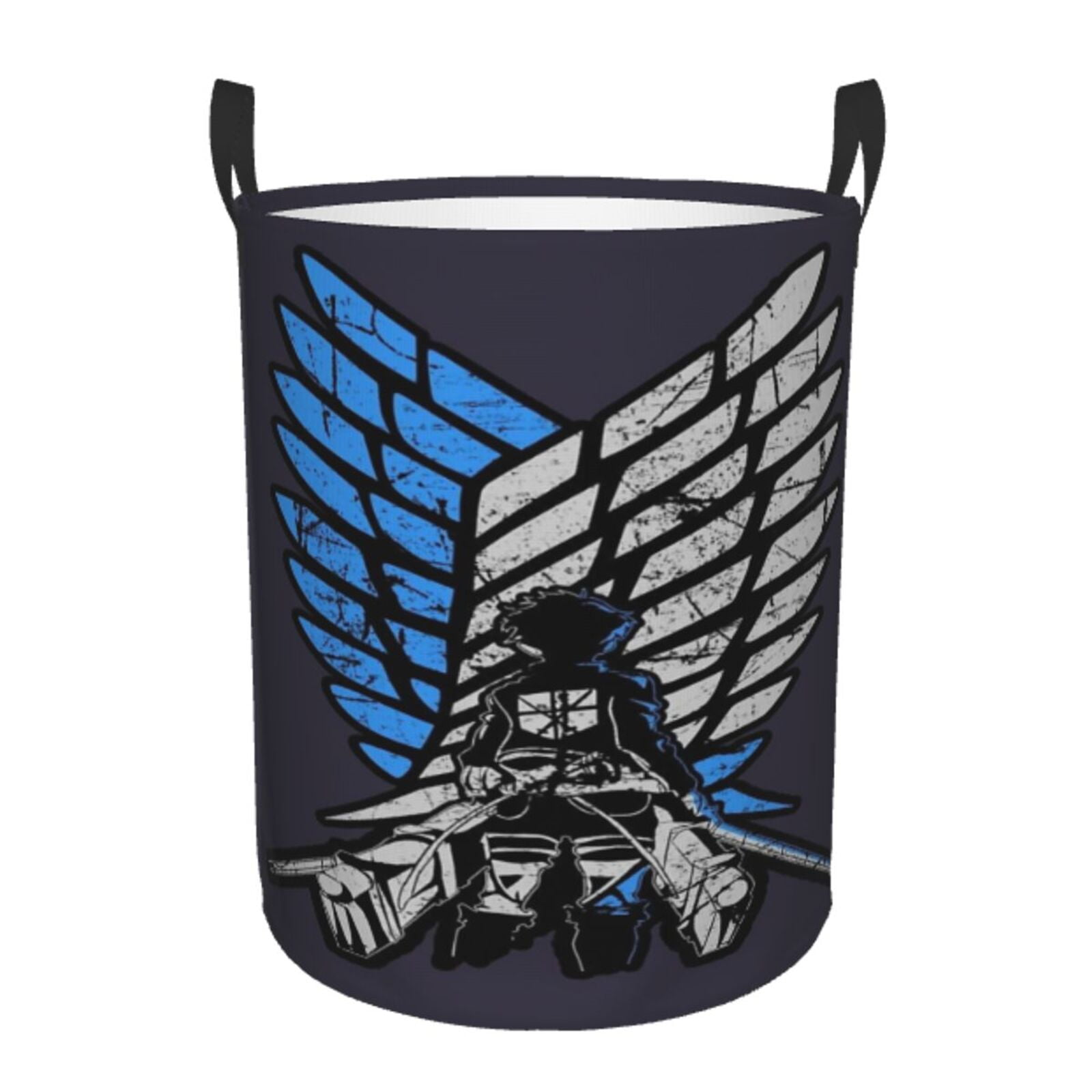 Attack On Titan 3d Graphic Flame Laundry Basket Fire Flame Clothes ...