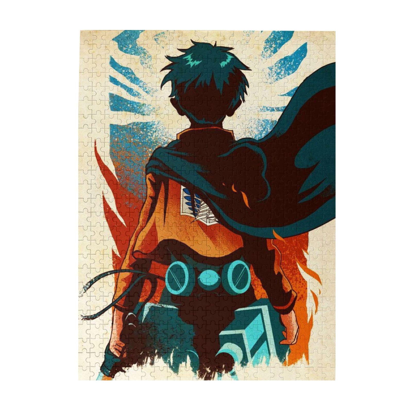 Attack On Titan 500 Pieces Wooden Jigsaw Puzzle Intellectual Game For ...