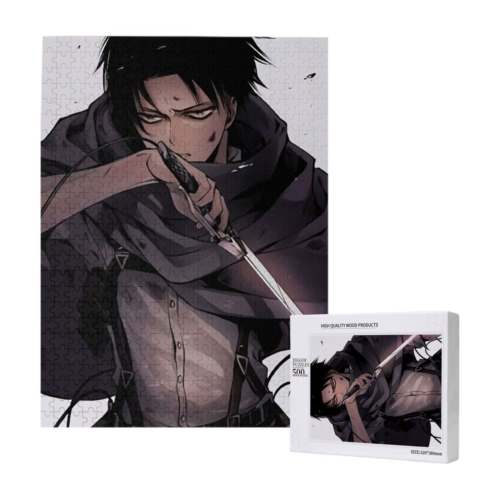 Attack On Titan 500 Pieces Wooden Puzzle (Color Boxed) (Vertical ...