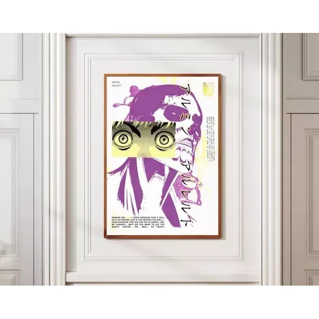 Attack On Titan, Armin, Anime Poster, Printable Wall Art NO FRAMED ...