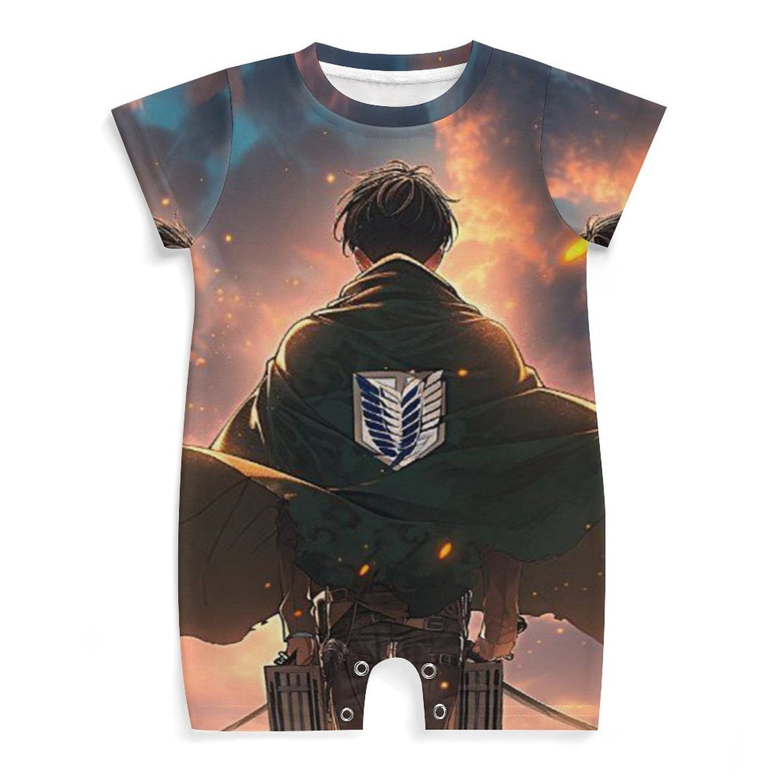 Attack On Titan Baby Bodysuit Soft & Breathable Infant Romper Unisex ...