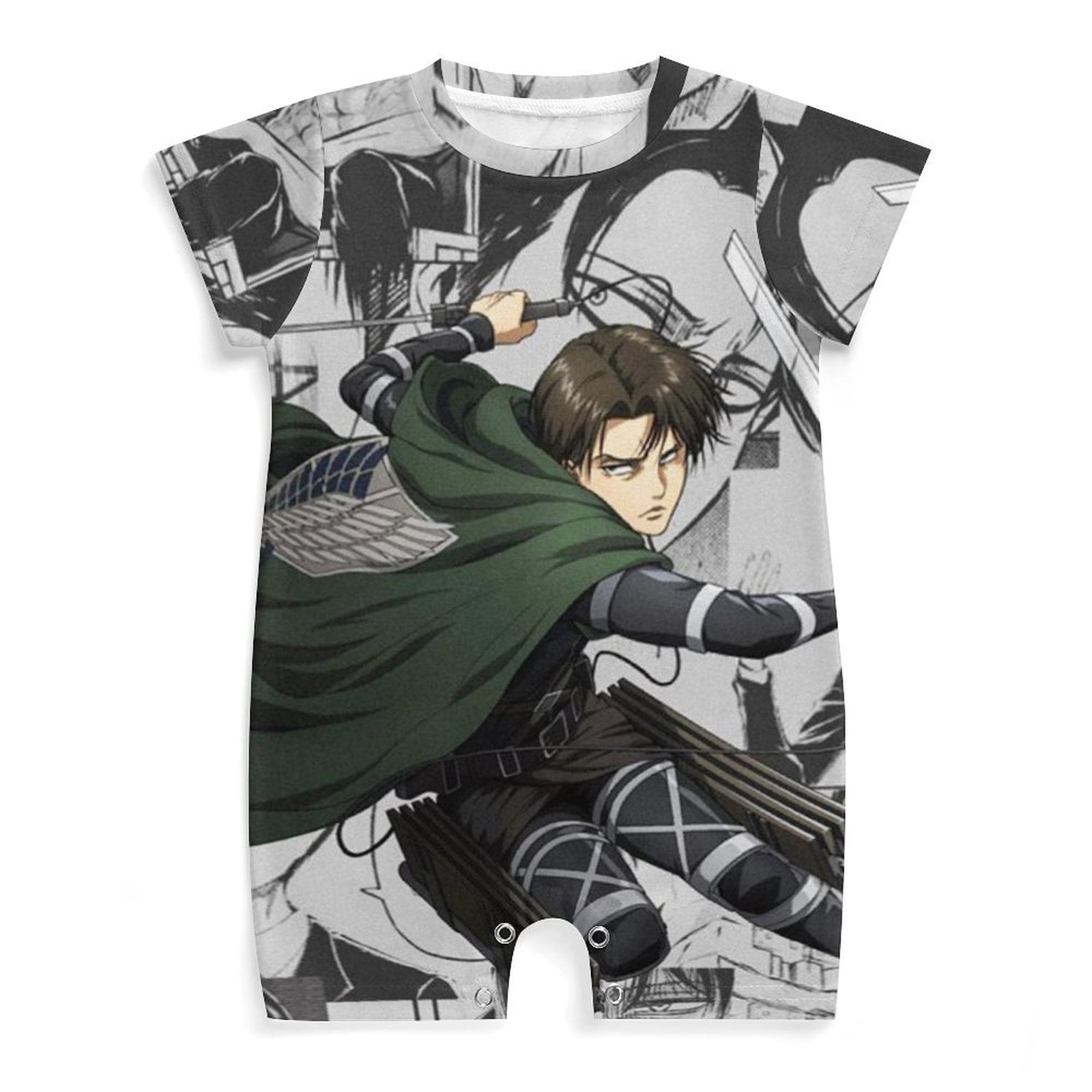 Attack On Titan Baby Bodysuit Soft & Breathable Infant Romper Unisex ...