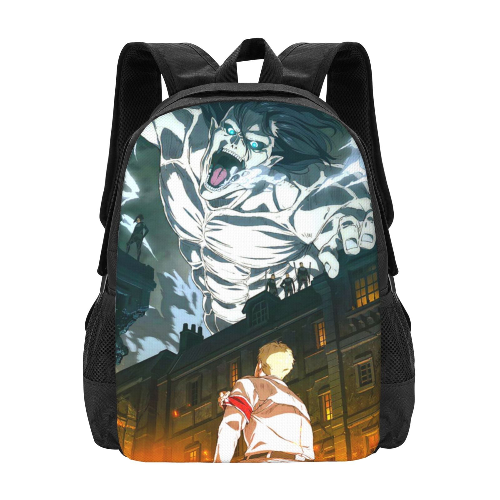 Attack On Titan Backpack,3d Print Laptop Backpack Lightweight Casual ...