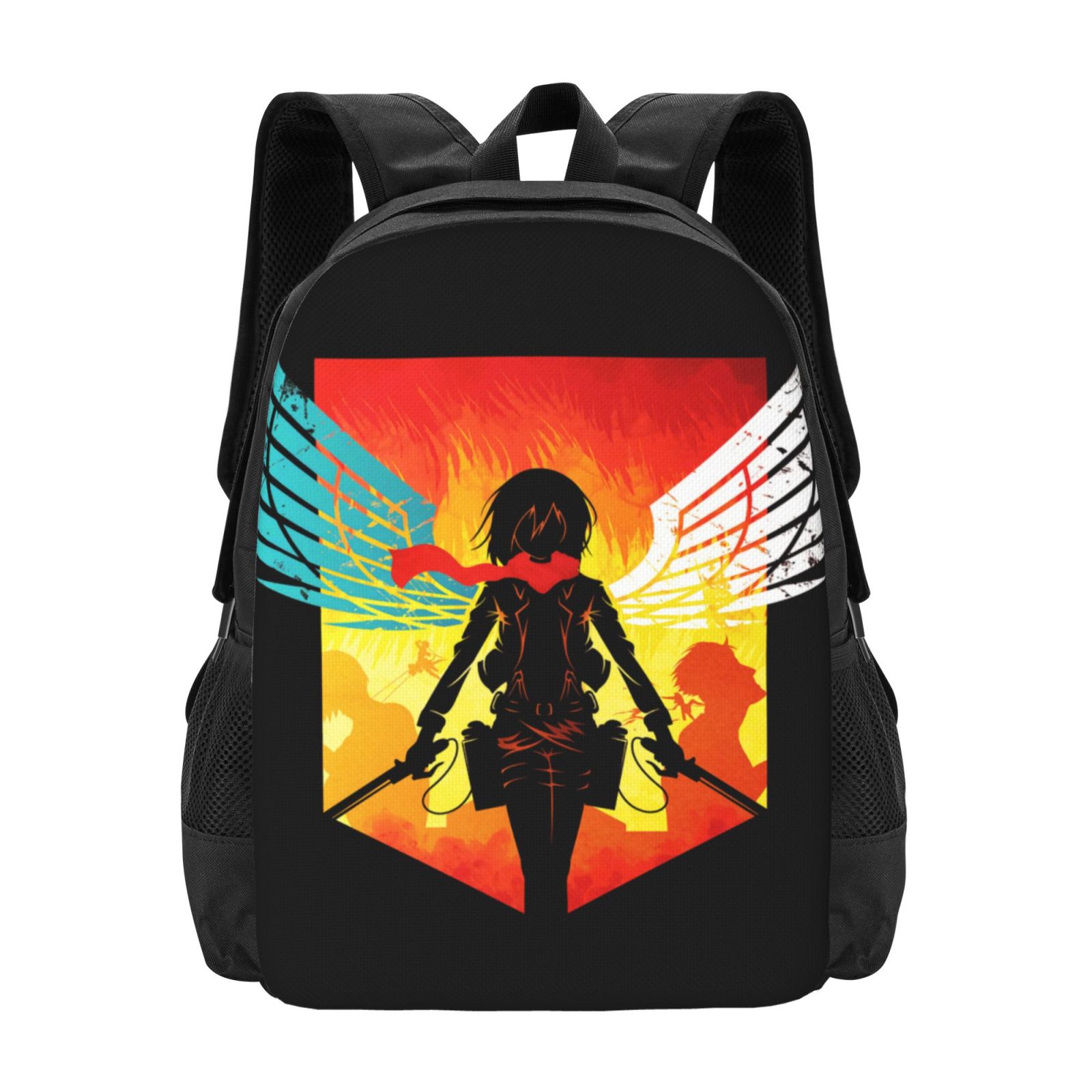 Attack On Titan Backpack,3d Print Laptop Backpack Lightweight Casual ...