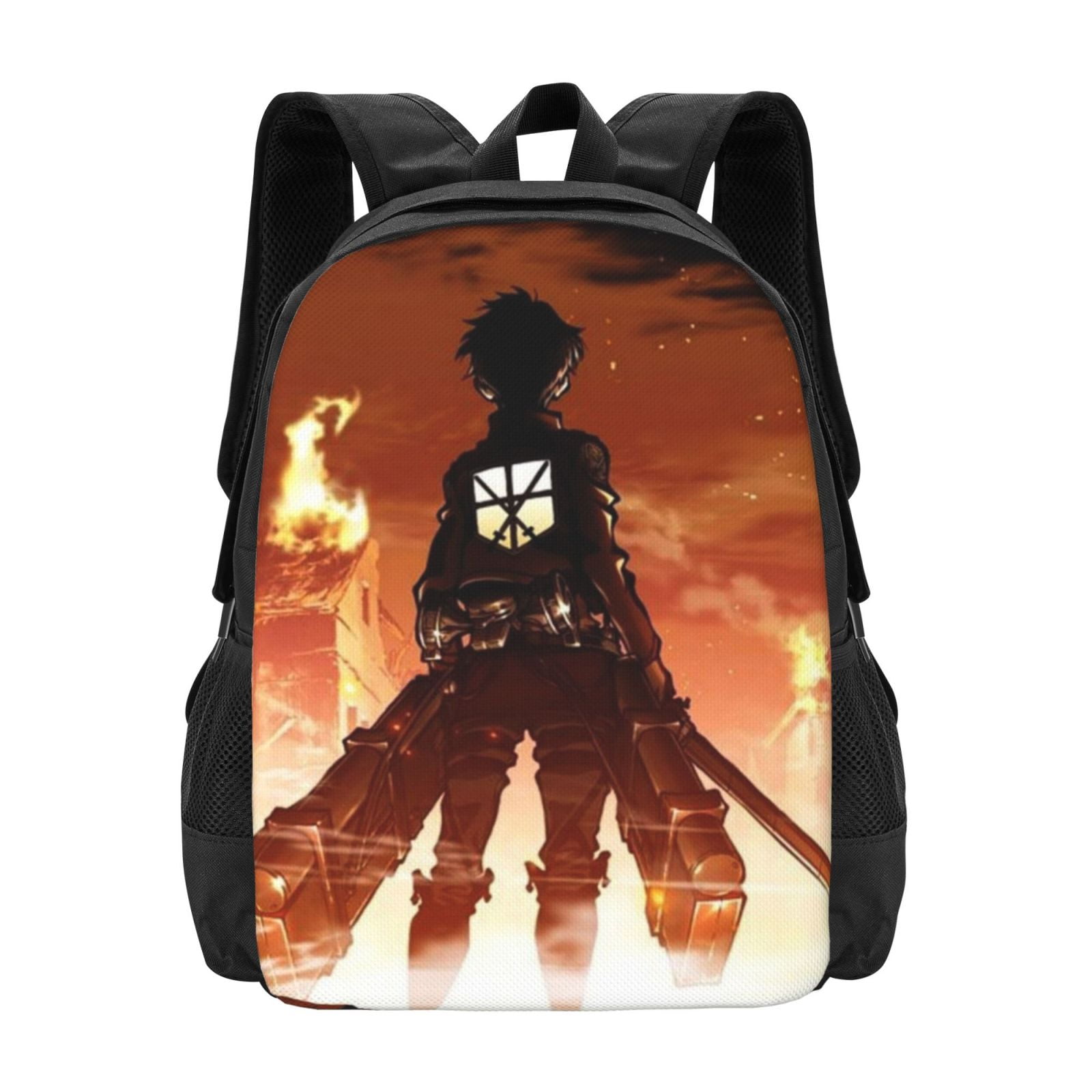 Attack On Titan Backpack,3d Print Laptop Backpack Lightweight Casual ...