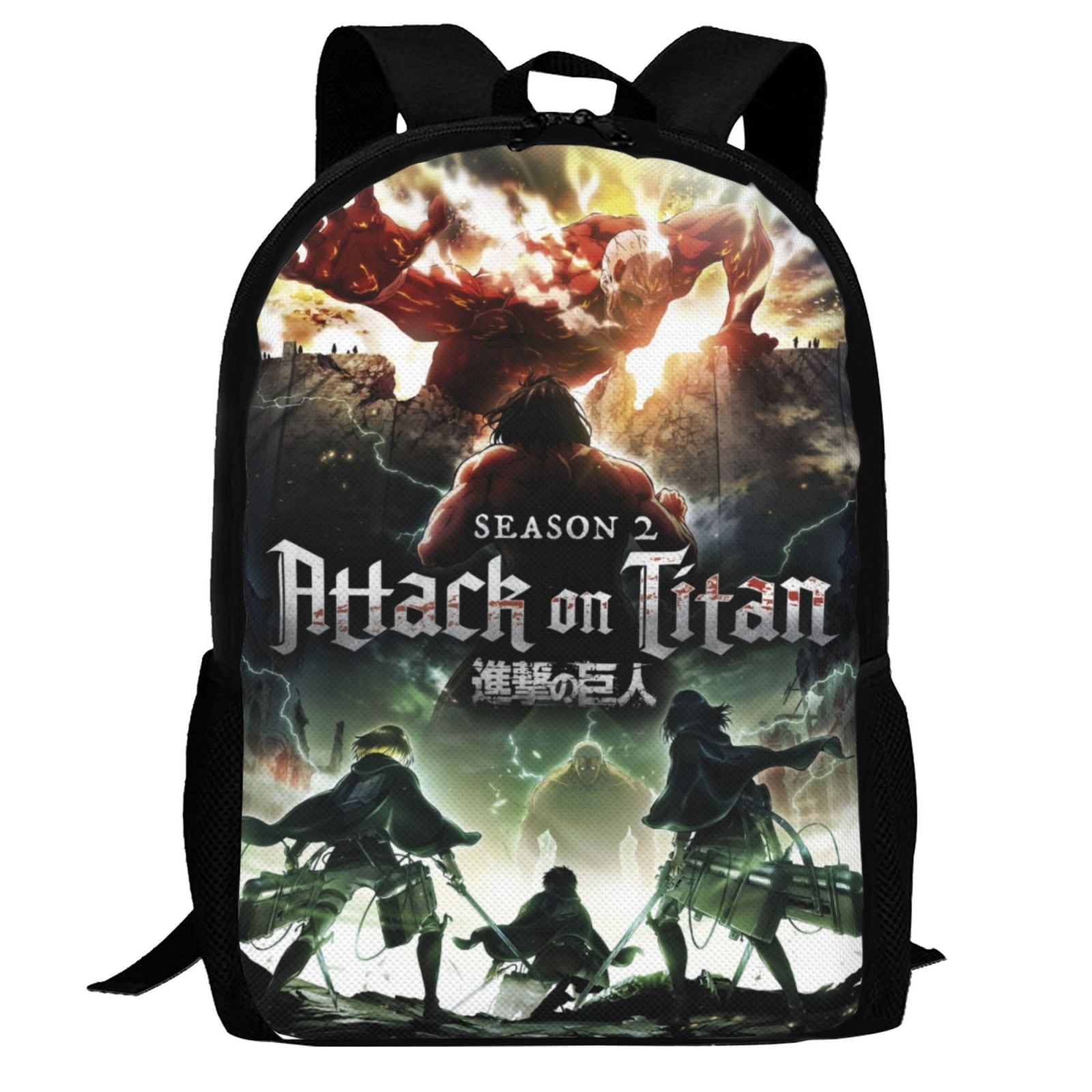 Attack On Titan Backpack,3d Print Laptop Backpack Lightweight Casual ...