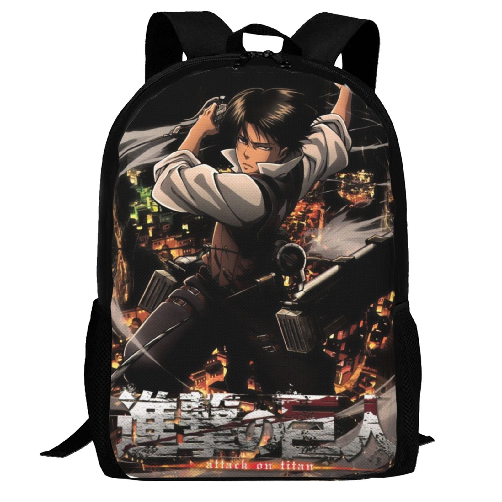 Attack On Titan Backpack,3d Print Laptop Backpack Lightweight Casual ...