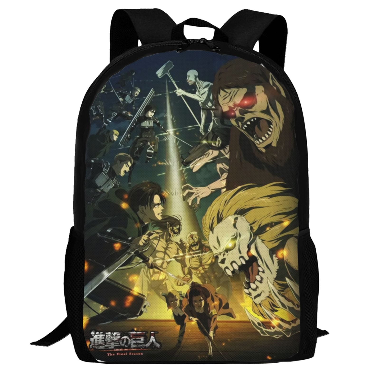Attack On Titan Backpack,3d Print Laptop Backpack Lightweight Casual ...