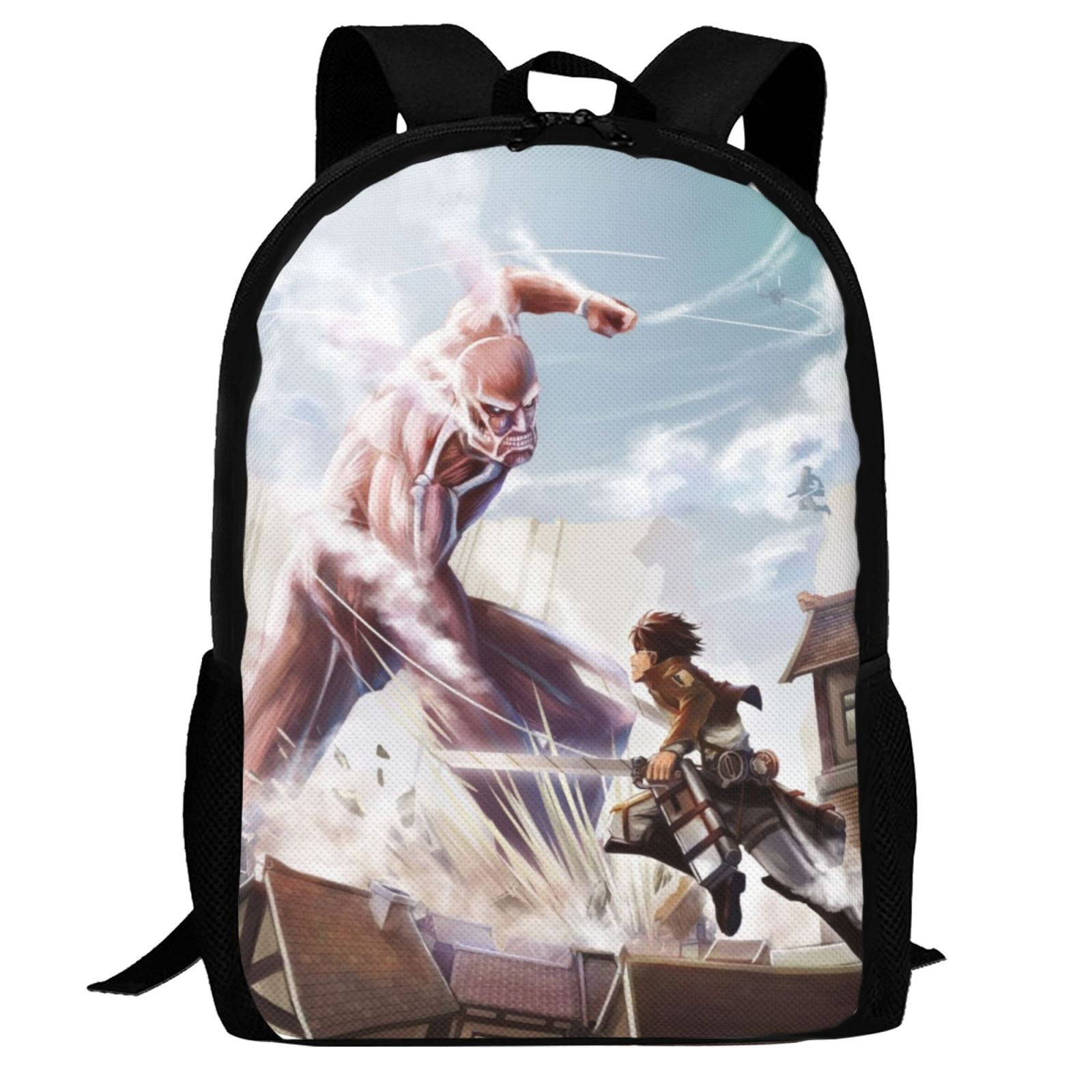 Attack On Titan Backpack, 3d Printed Laptop Backpack, Water Resistant ...
