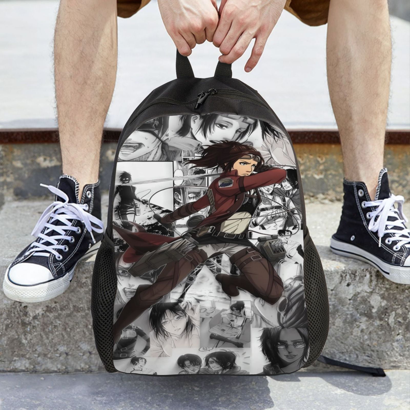 Attack On Titan Backpack Basics Backpack for School, Study, Travel ...
