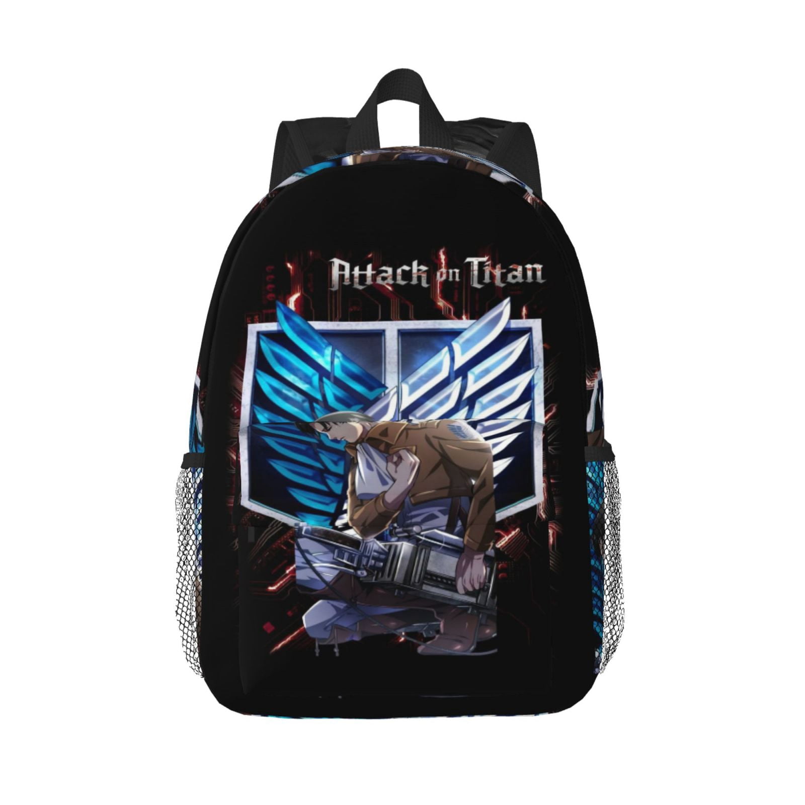 Attack On Titan Backpack for Cartoon Laptop Backpack with Front Pocket ...