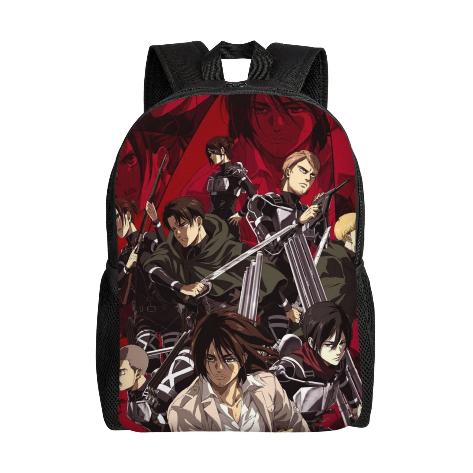 Attack On Titan Backpack Unisex Bookbag Rucksack Printing Shoulder Bag ...