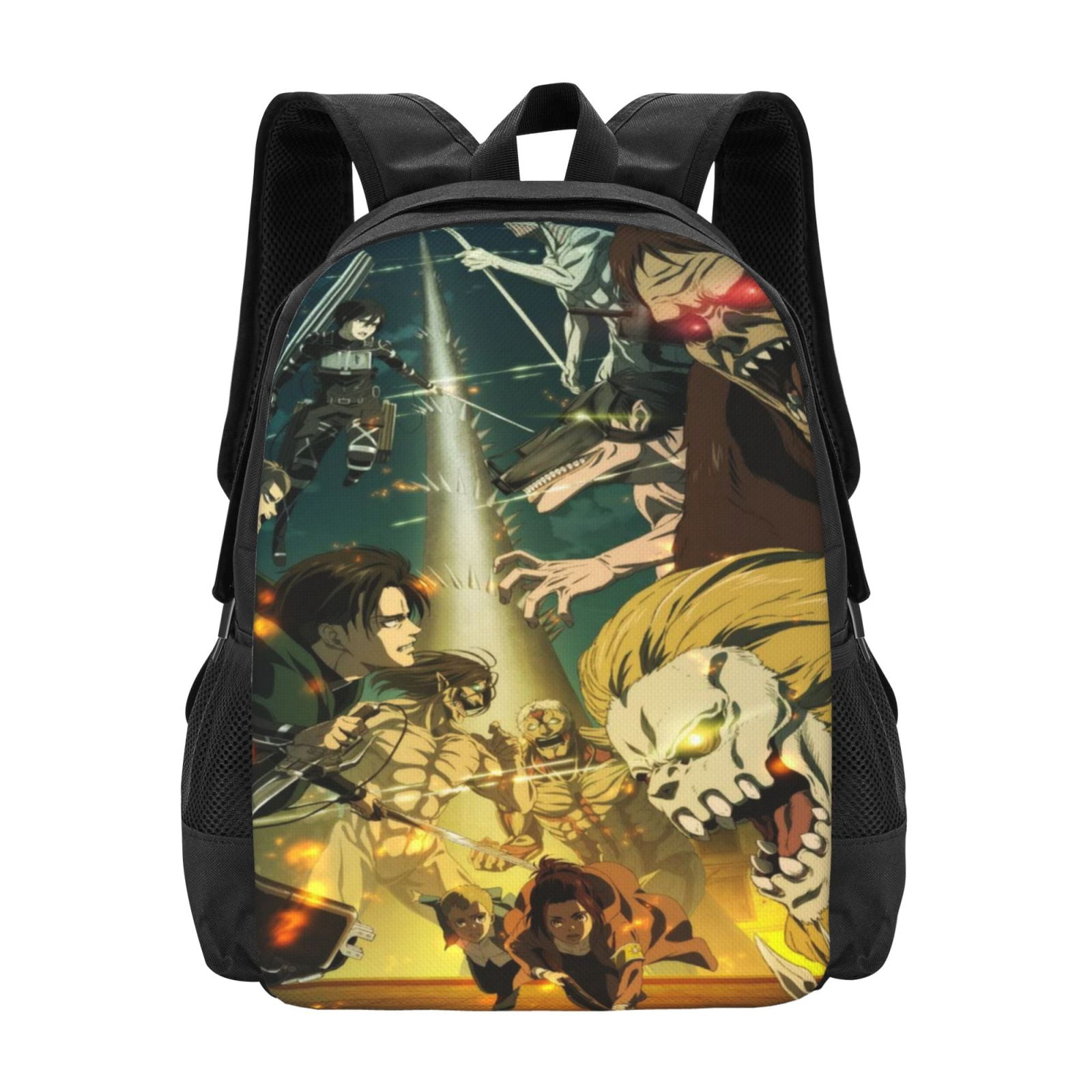 Attack On Titan Backpacks Bag Laptop Bag Bookbag Backpack 16.5 Inch for ...