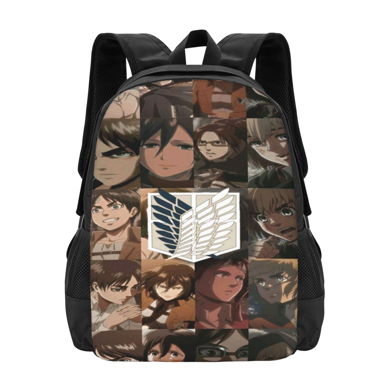 Attack On Titan Backpacks Bag Laptop Bag Bookbag Backpack 16.5 Inch for ...