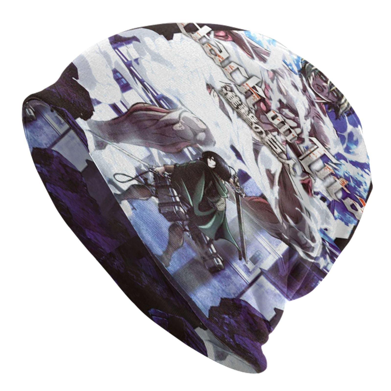 Attack On Titan Beanie Hat Warm Skull Cap Adult Chemo Caps Slouchy ...