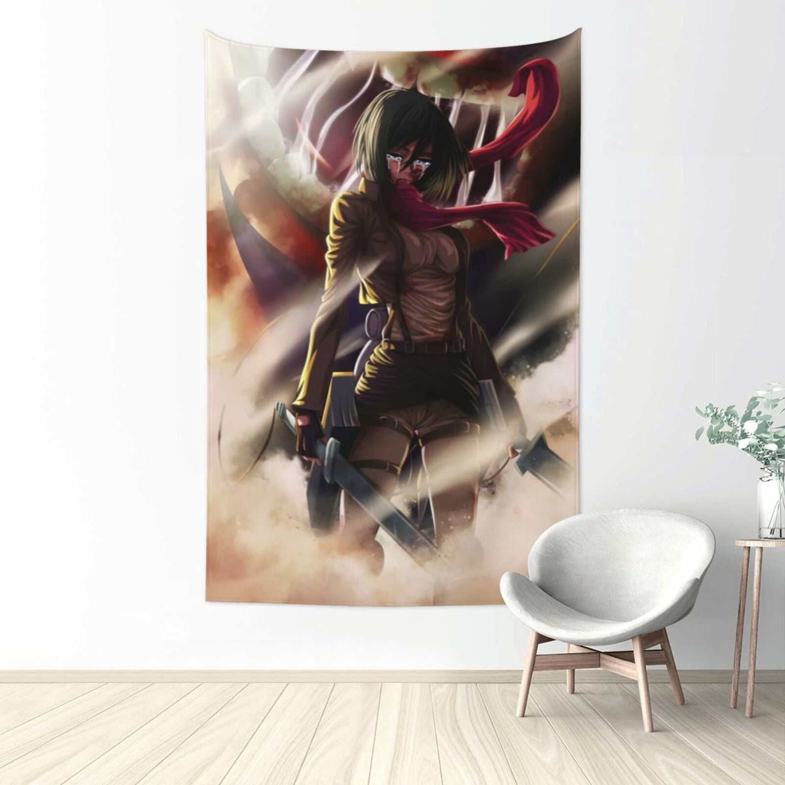 Attack On Titan Bedroom Tapestry, King Size, Wall Hanging, Wall Decor ...