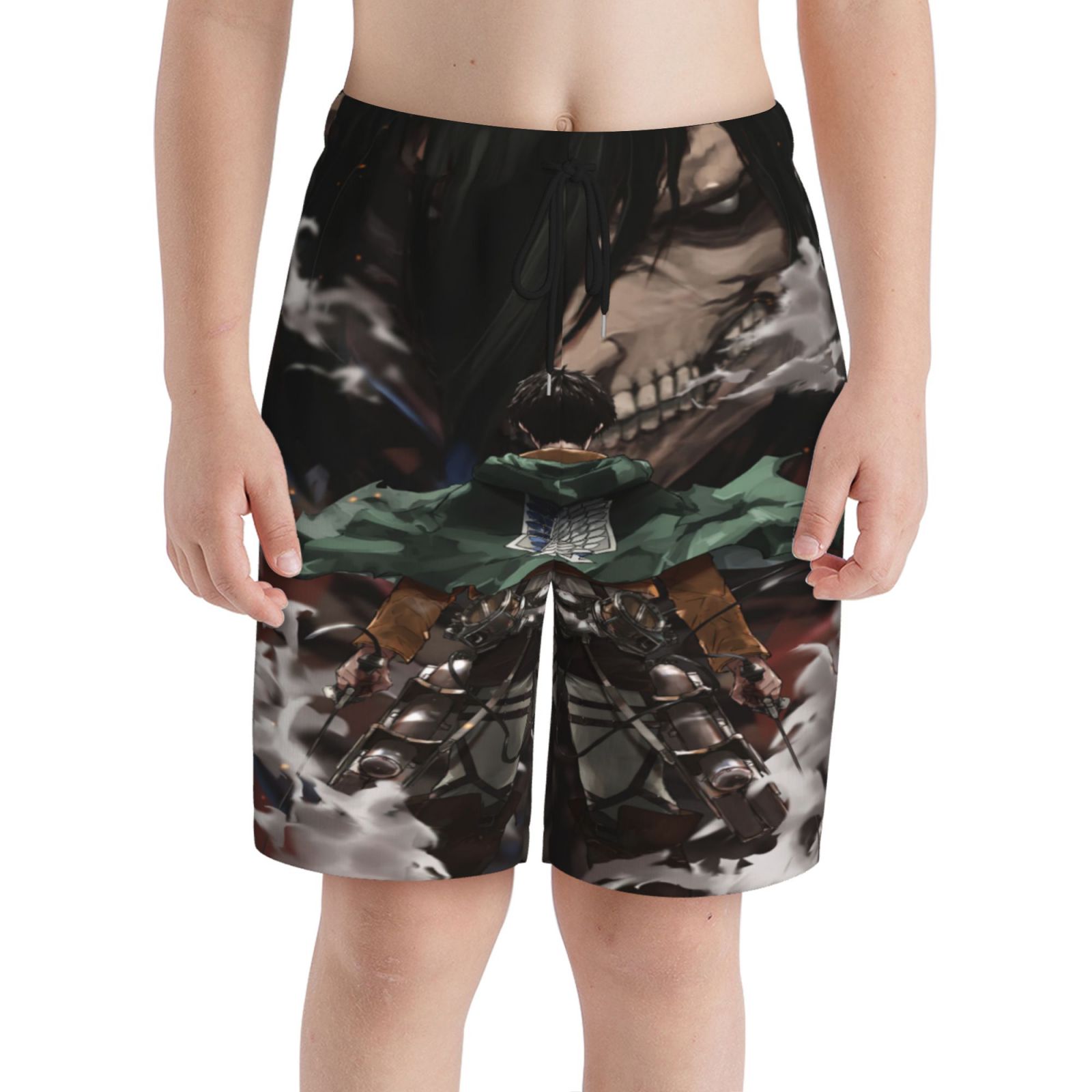 Attack On Titan Boy'S Swim Trunks Quick Dry Board Shorts Kids Beach ...
