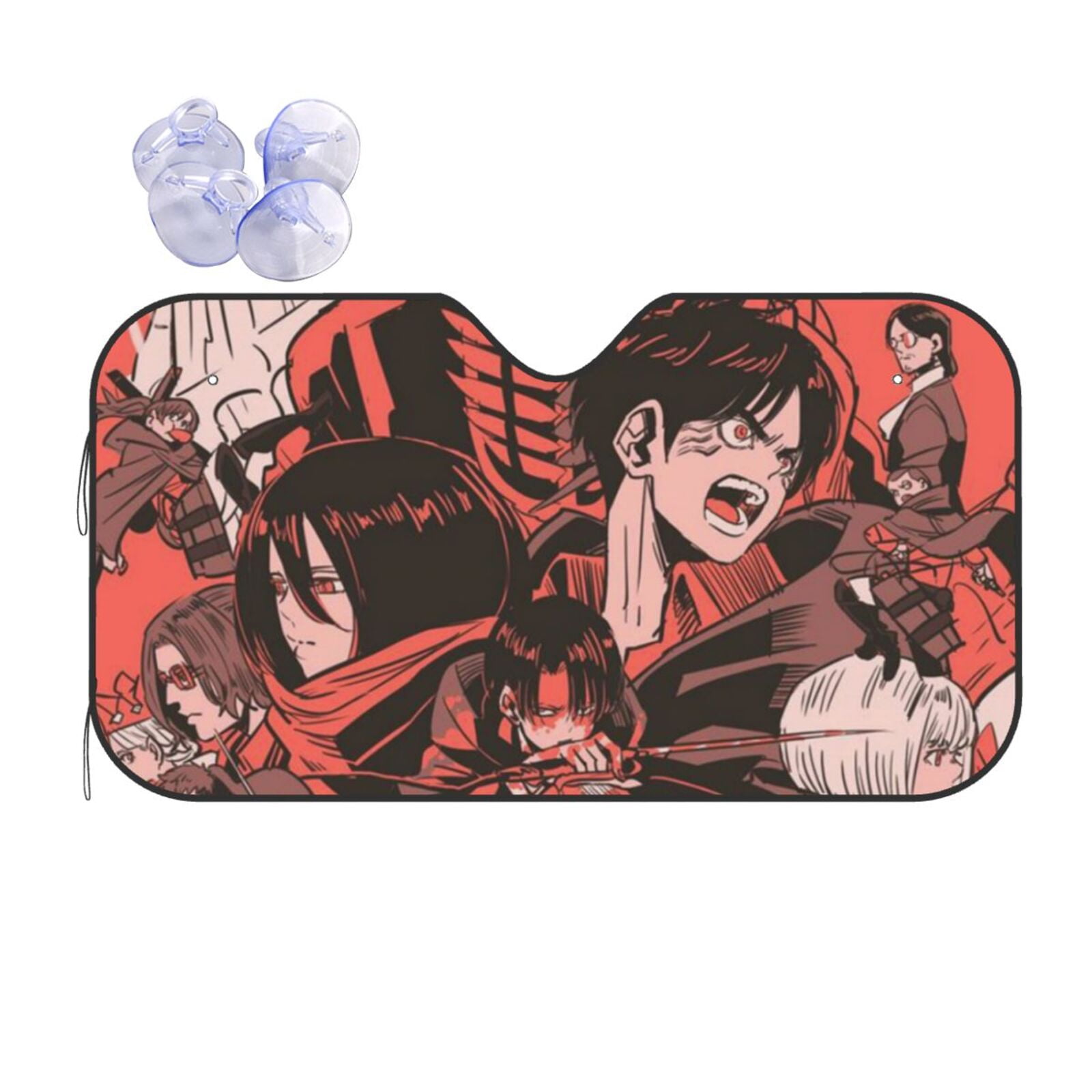 Attack On Titan Car Windshield Sun Shade Auto Front Window Sunshade ...