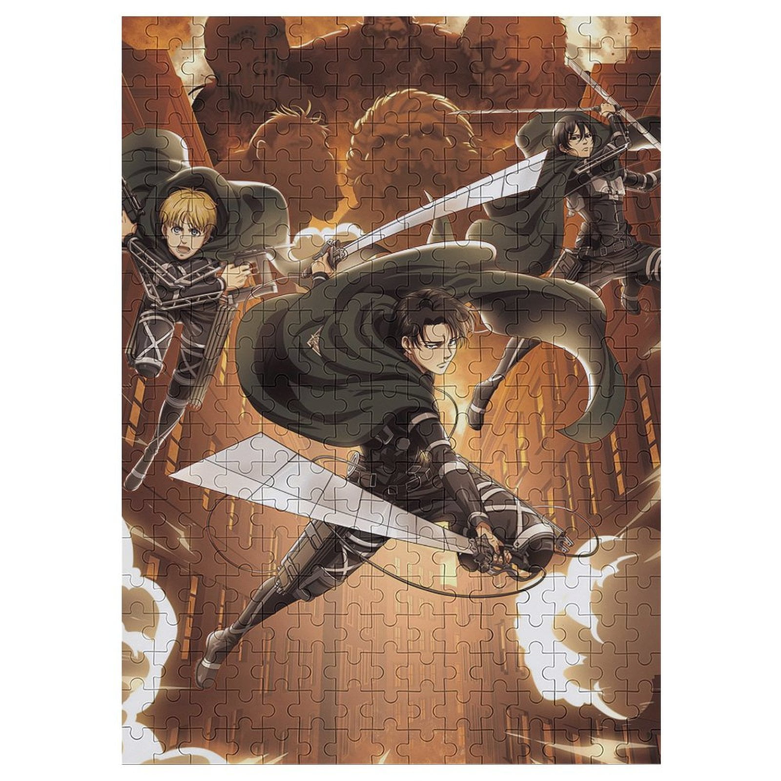Attack On Titan Characters Jigsaw Puzzles Interlocking Puzzles Home ...
