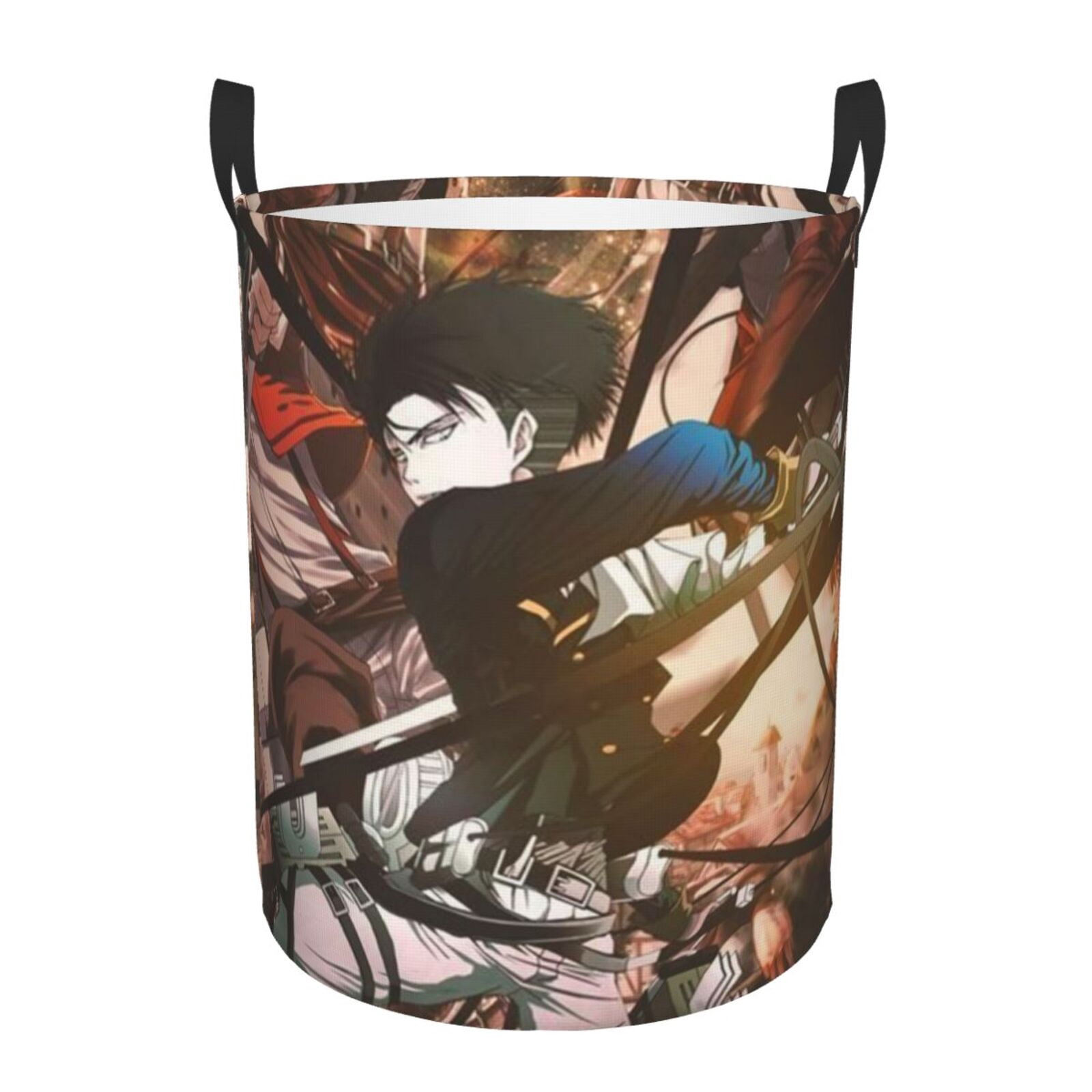 Attack On Titan Circular Laundry Basket Dirty Clothes Hamper Laundry ...