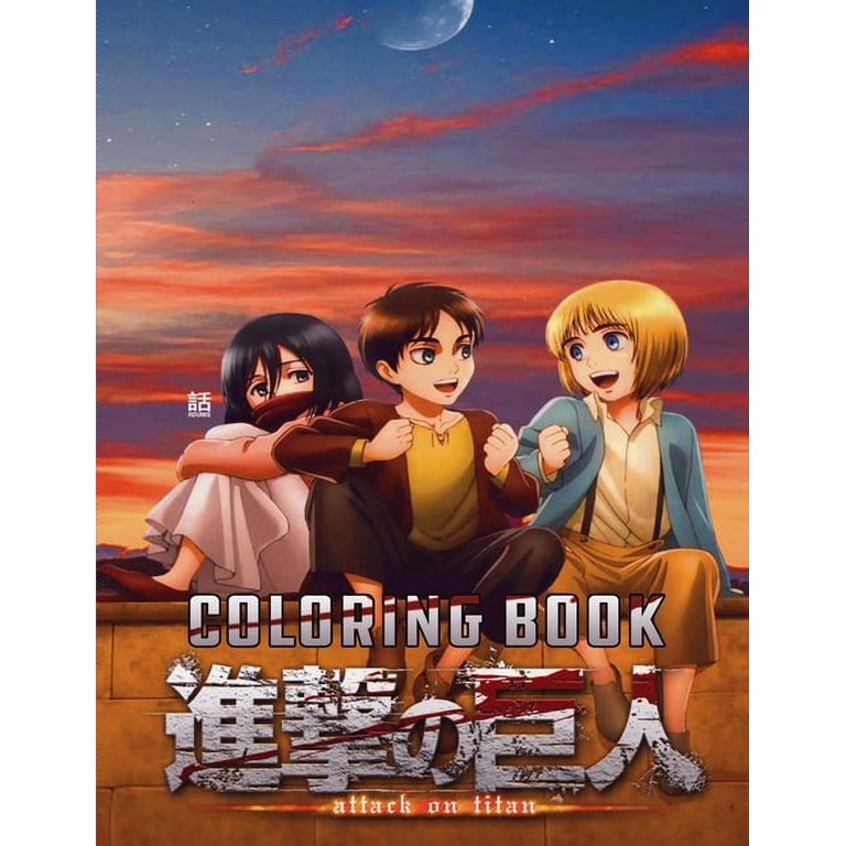 full size attack on titan coloring pages