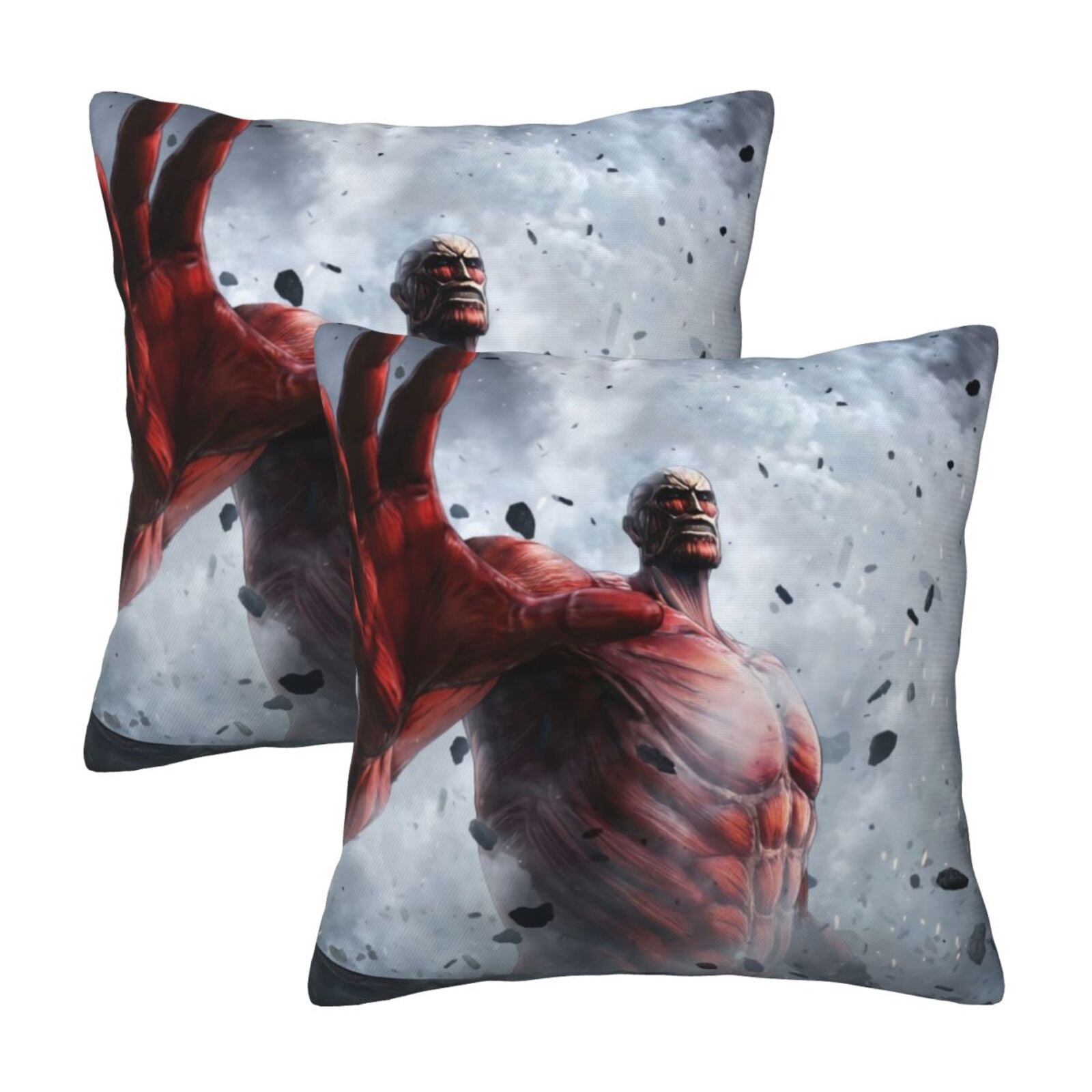 Attack On Titan Eren Jaeger Home Made Decorative Cushion Covers Attack ...