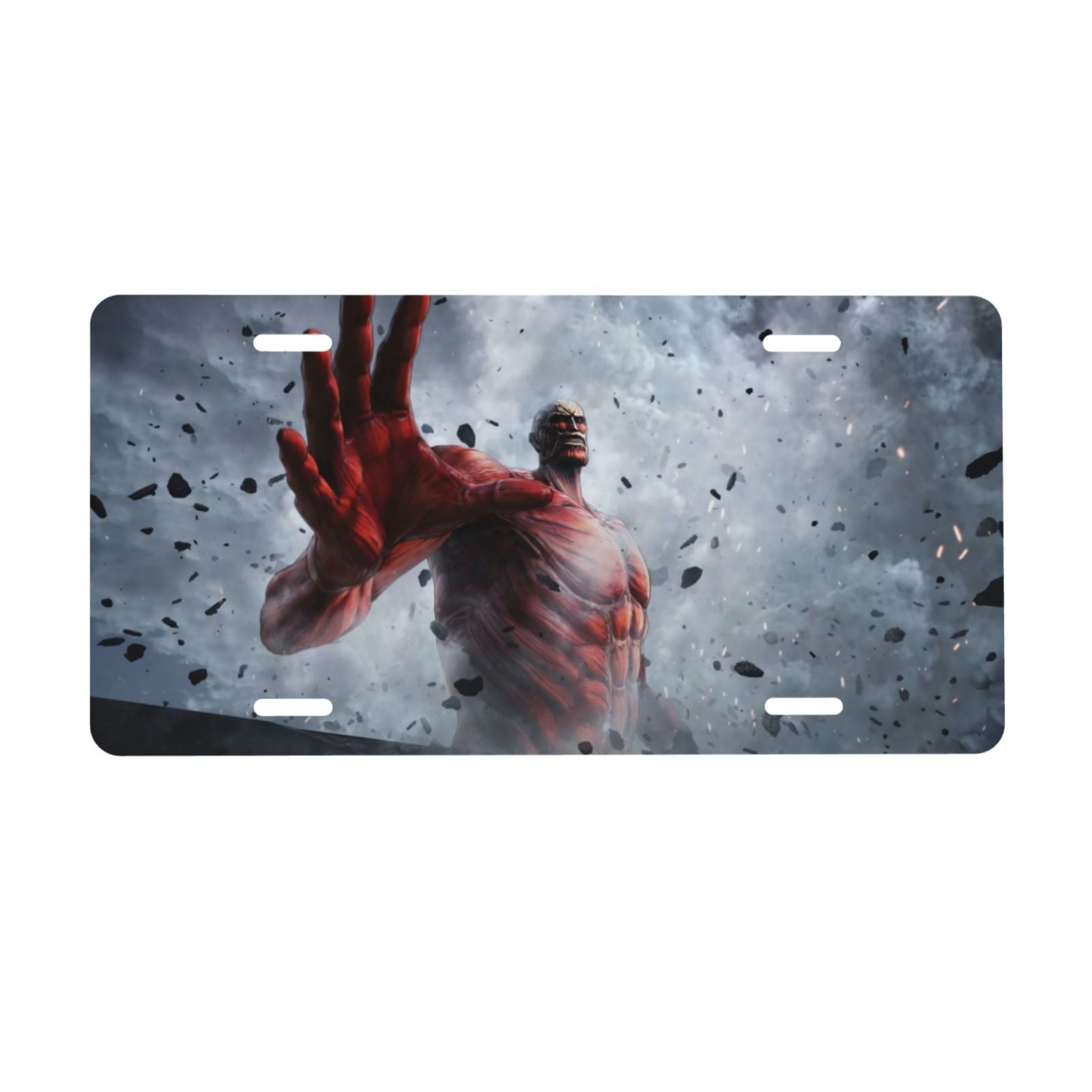 Attack On Titan Eren Jaeger License Plate, Car Front License Plates ...