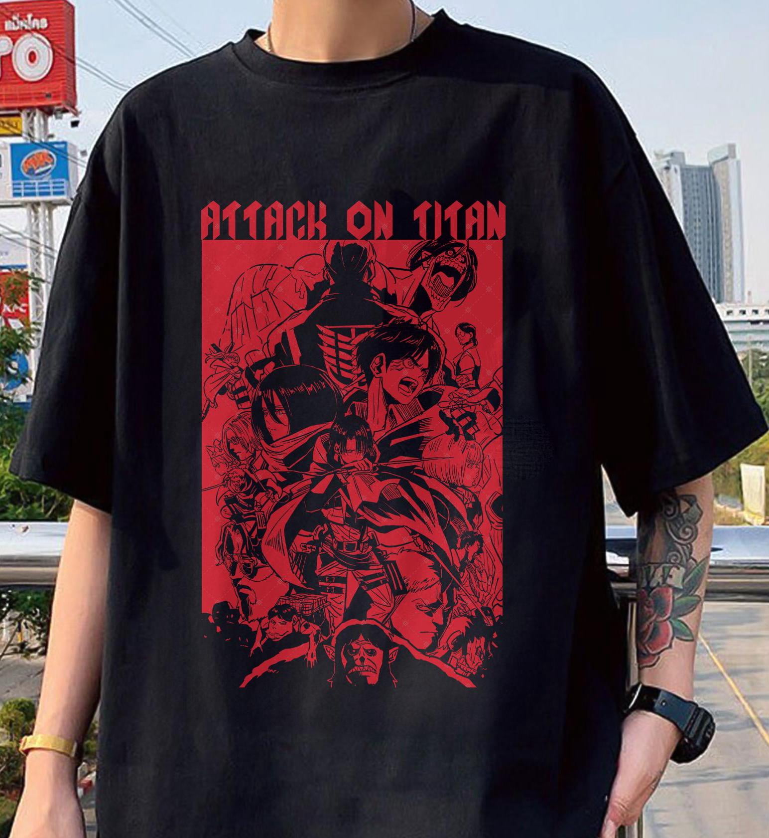 Attack On Titan Fashion T-shirt, Eren Yeager Unisex T-Shirts, Eren ...