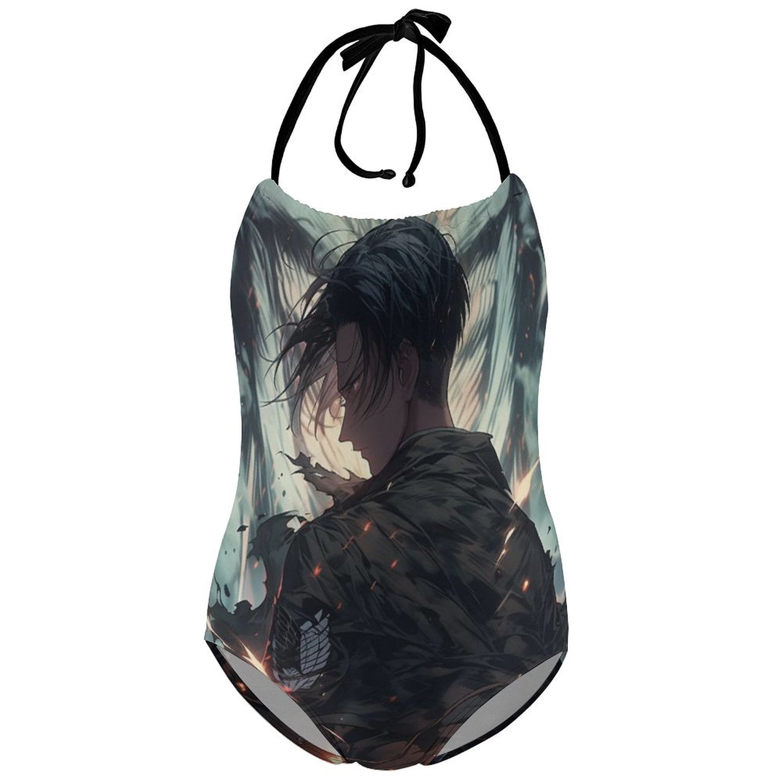 Attack On Titan Girl's One-Piece Swimsuit Bathing Suit Soft Stretchy ...
