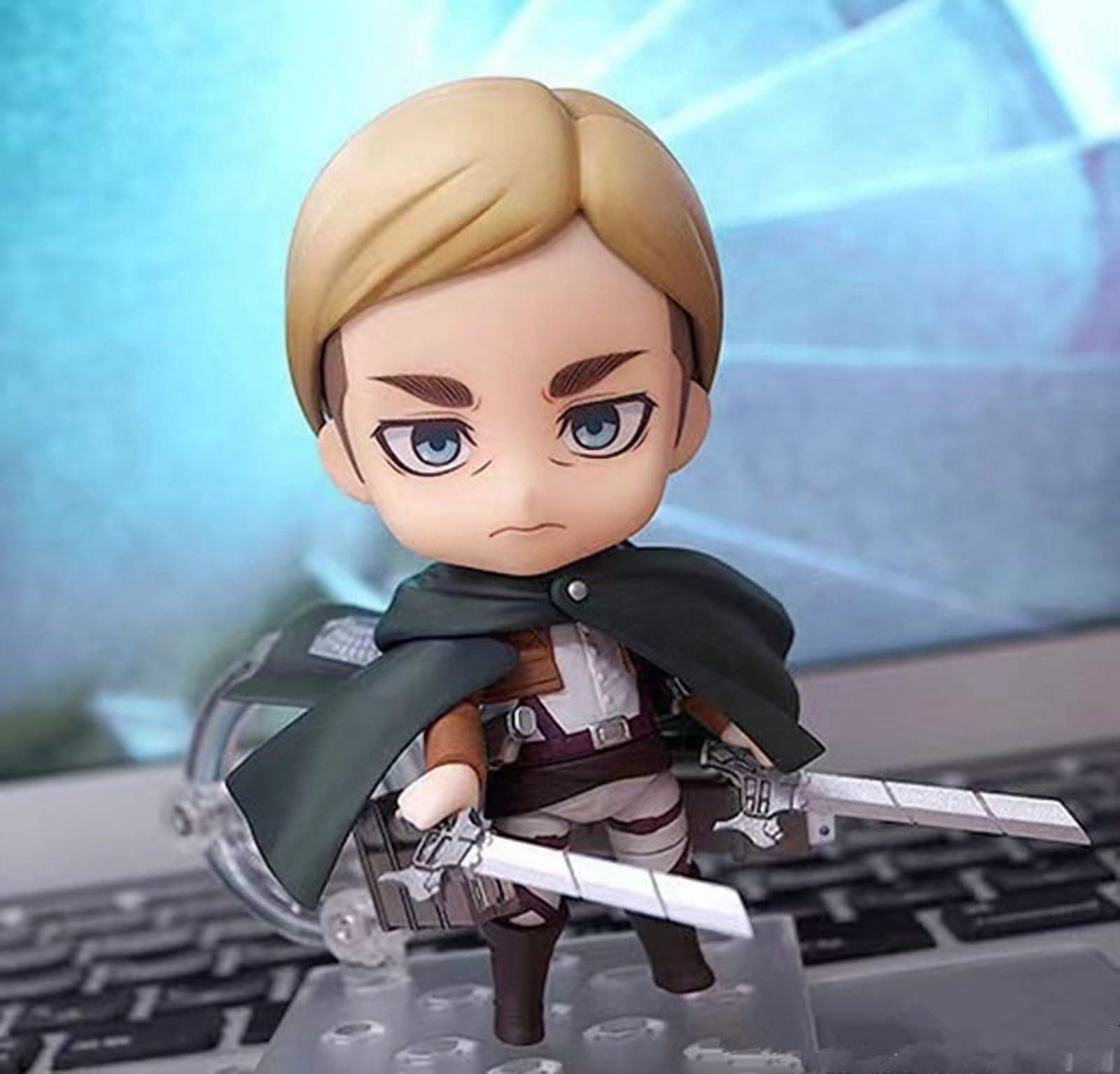 Attack On Titan Hange Zoe Erwin Smith Mikasa Ackerman Cute PVC Action ...