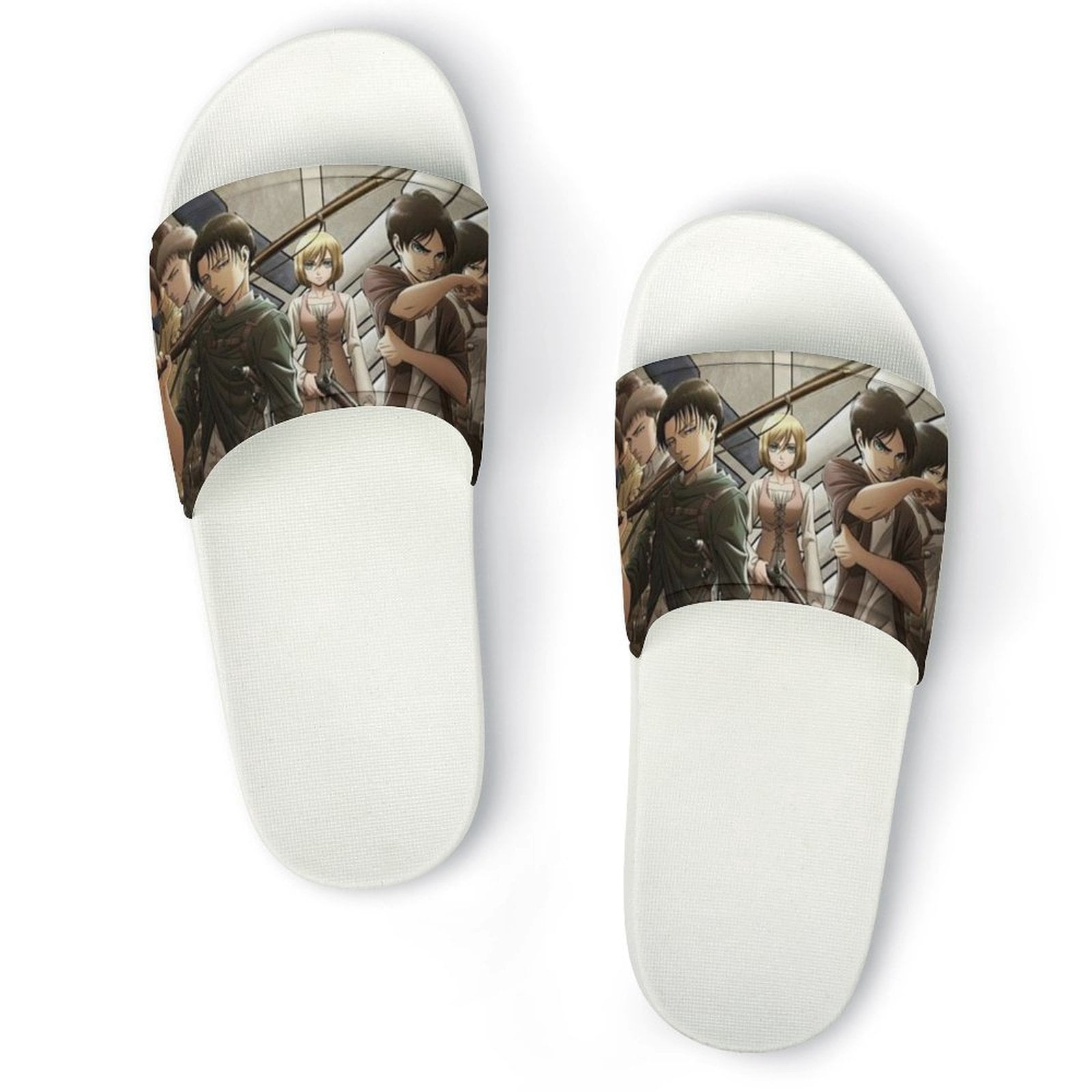 Attack On Titan Home Slippers Unisex House Sandals Breathable PVC ...
