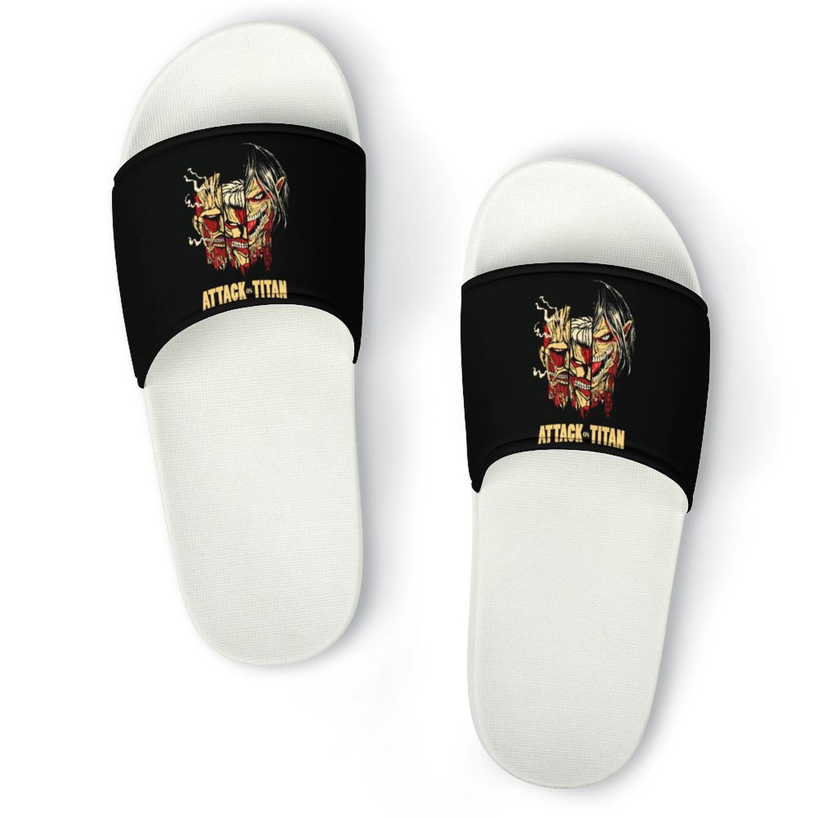 Attack On Titan Home Slippers Unisex House Sandals Breathable PVC ...