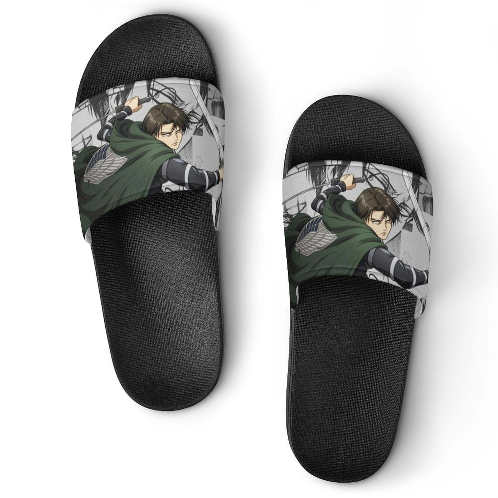 Attack On Titan Home Slippers Unisex House Sandals Breathable PVC ...