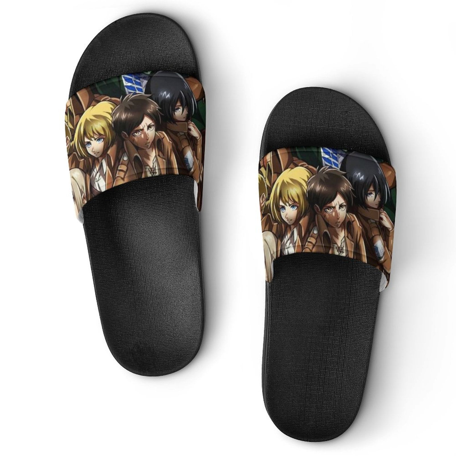 Attack On Titan Home Slippers Unisex House Sandals Breathable PVC ...