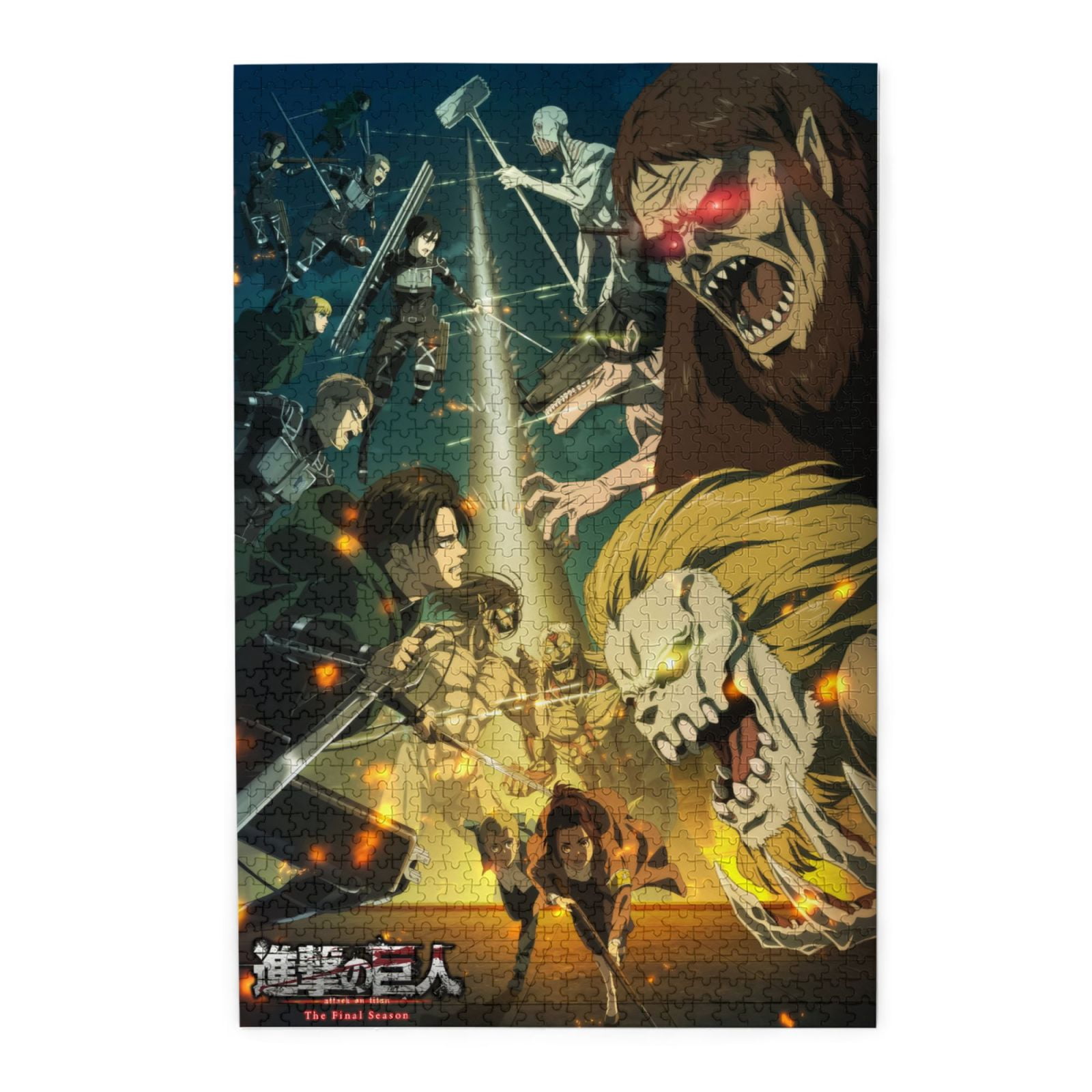 Attack_On_Titan Jigsaw Puzzle,1000 Piece Jigsaw Puzzles For Adults Kids ...