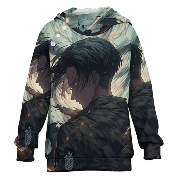 Attack On Titan Kids' Casual Sweatshirt Cozy Pullover Hoodie Stylish ...