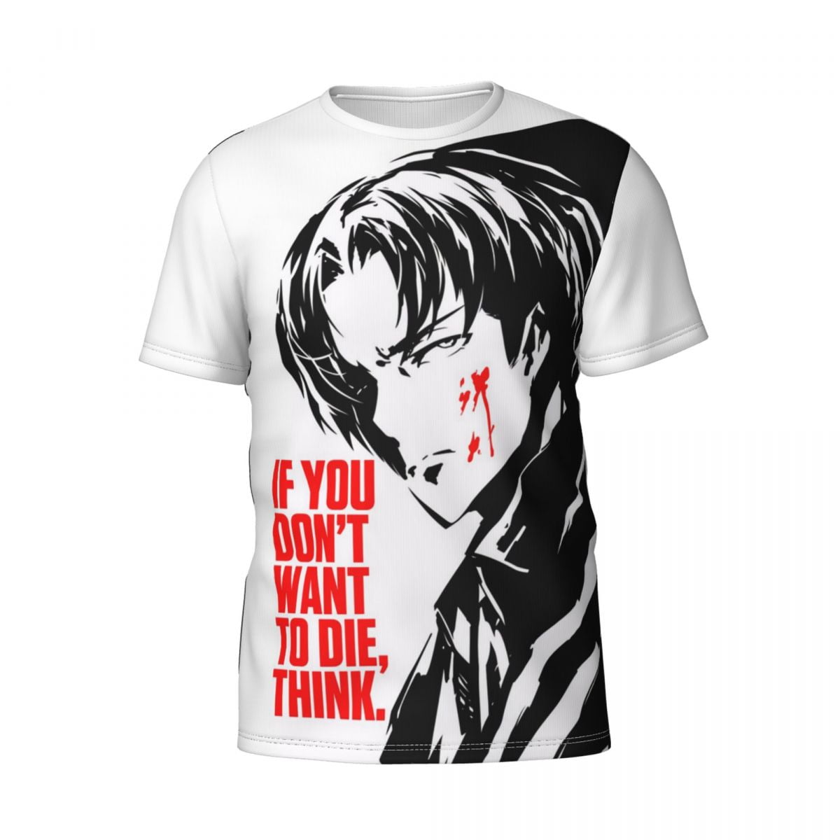 Attack On Titan Levi Ackerman Anime 3d Graphic Mens Womens Short Sleeve ...