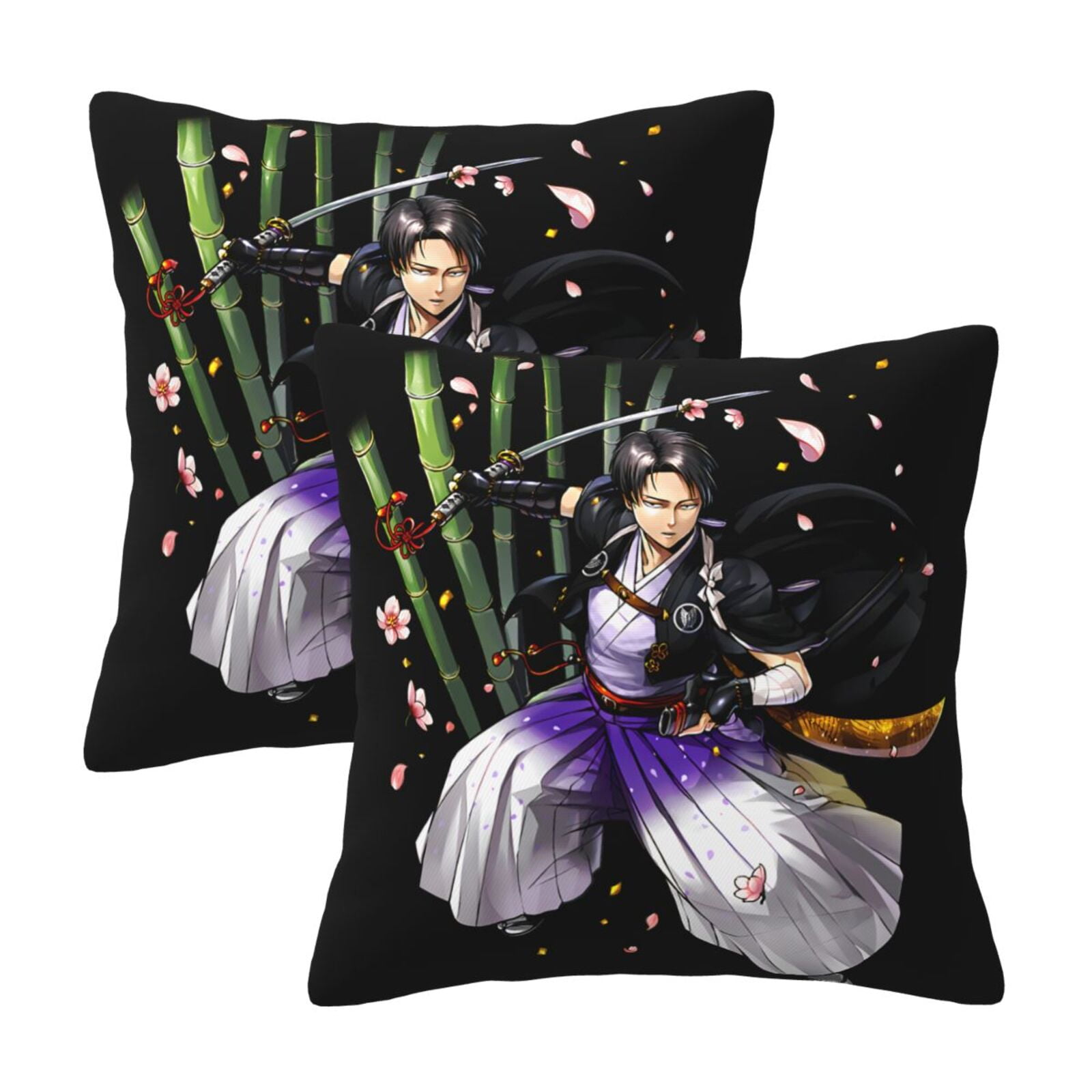 Attack On Titan Levi Ackerman Home Made Decorative Cushion Covers ...