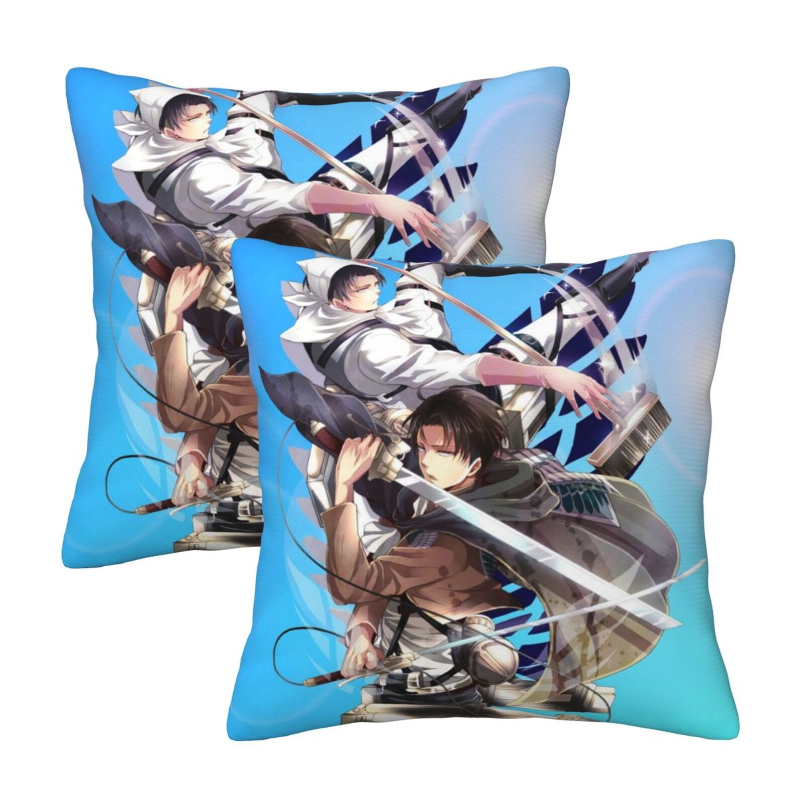 Attack On Titan Levi Ackerman Home Made Decorative Cushion Covers ...