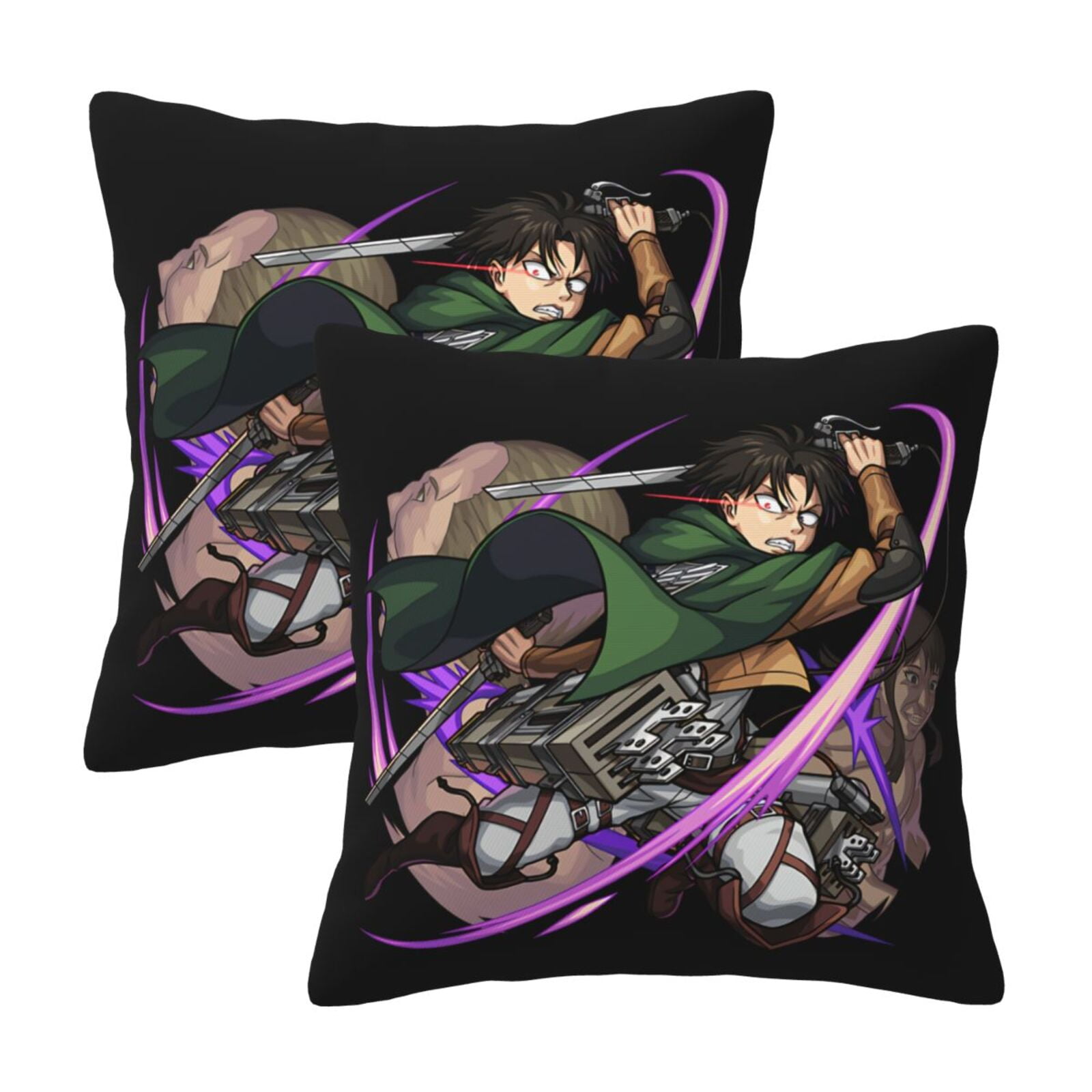 Attack On Titan Levi Ackerman Home Made Decorative Cushion Covers Attack On Titan Levi Ackerman ...