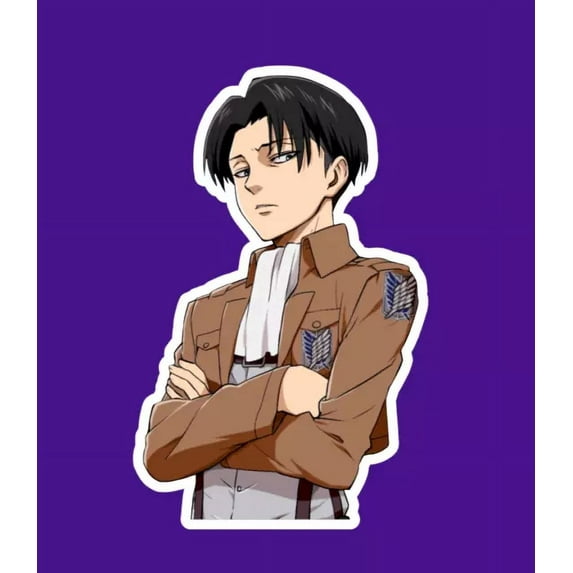 Attack On Titan Levi Ackerman Sticker Phone Decal Water Bottle Stickers ...