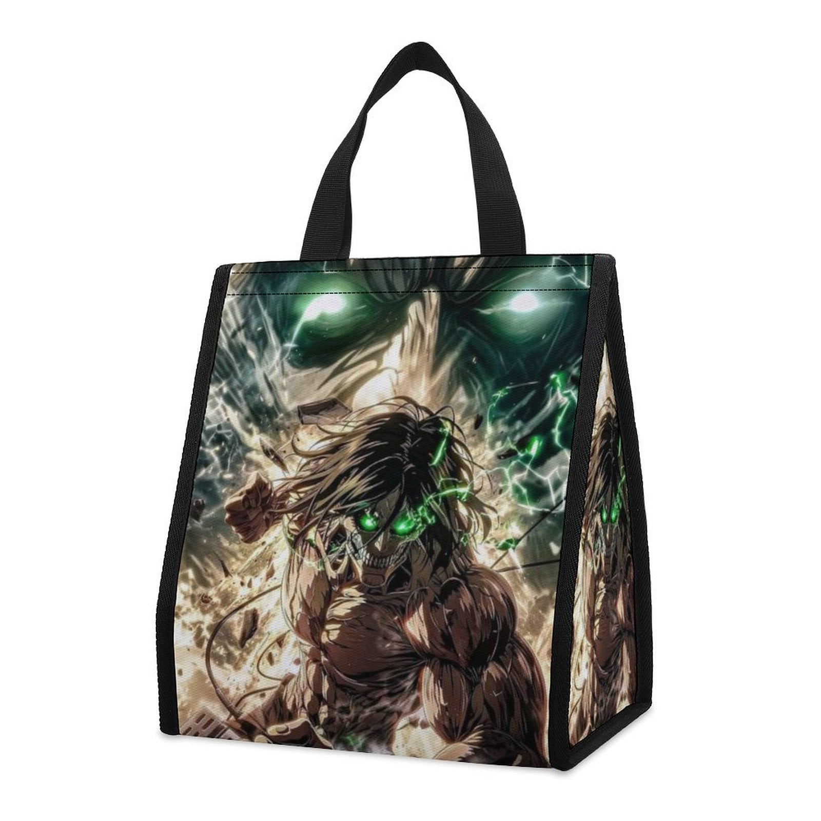 Attack On Titan Lunch Bag Insulated Lunch Box Bag Reusable Portable ...