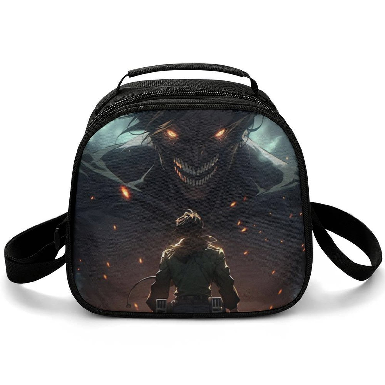 Attack On Titan Lunch Bag Insulated Lunch Box Tote Bag Adjustable ...