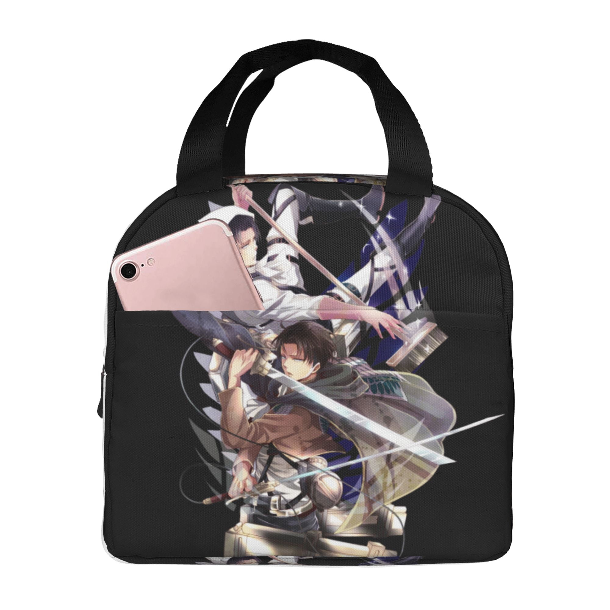 Attack On Titan Lunch Bag Lunch Bag Tote Bag Insulated Lunch Box Picnic ...